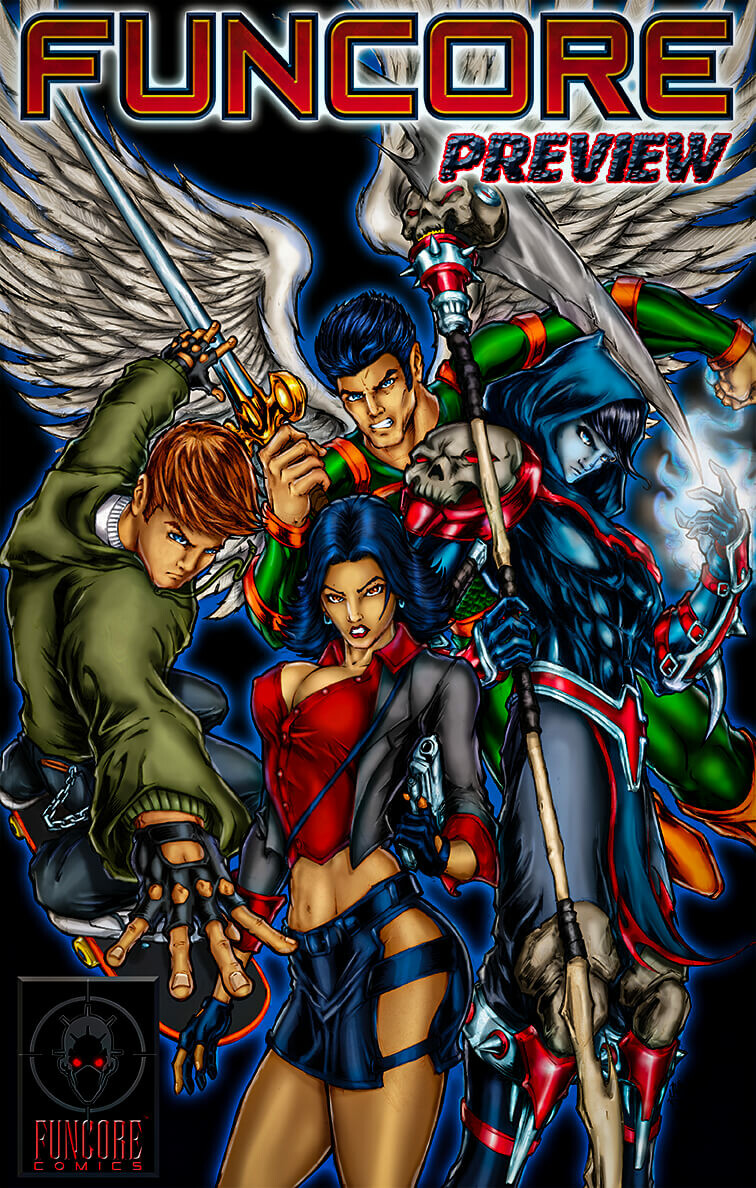 ArtStation - Digital Inks and colors for Funcore Comics Preview Book