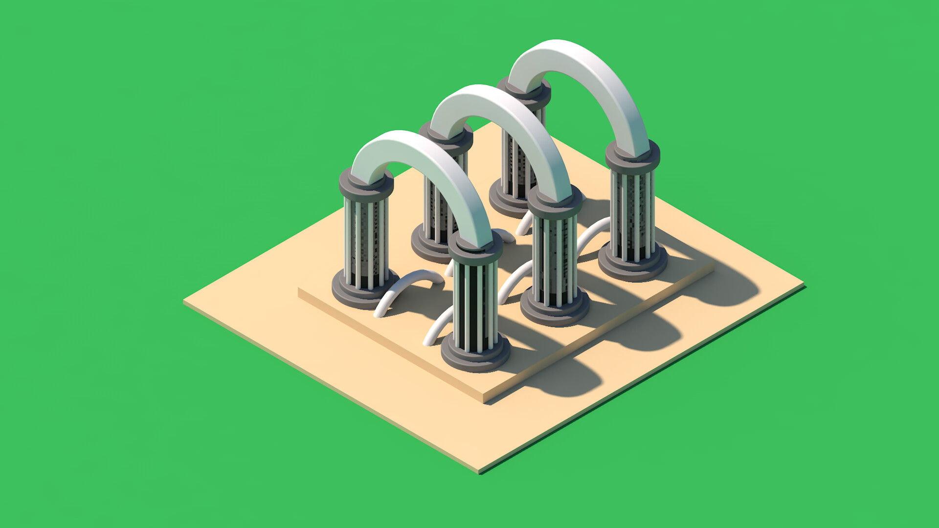 ArtStation - 3D Arch:Isometry