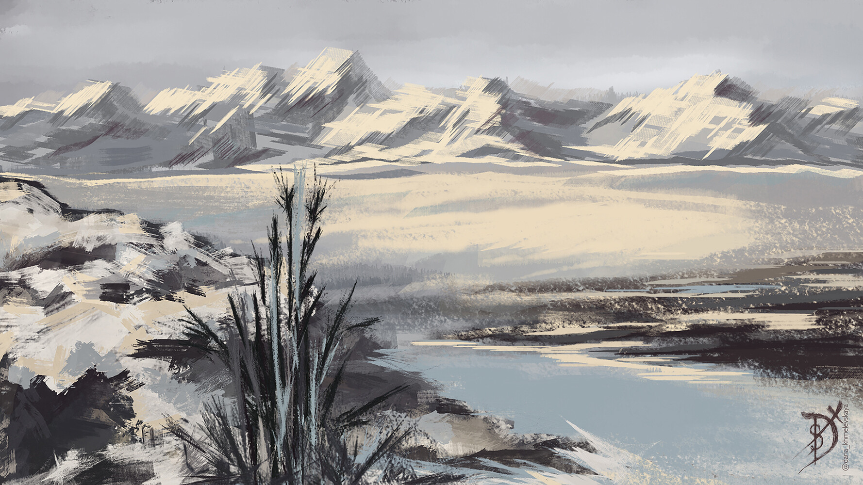 ArtStation - Snow field