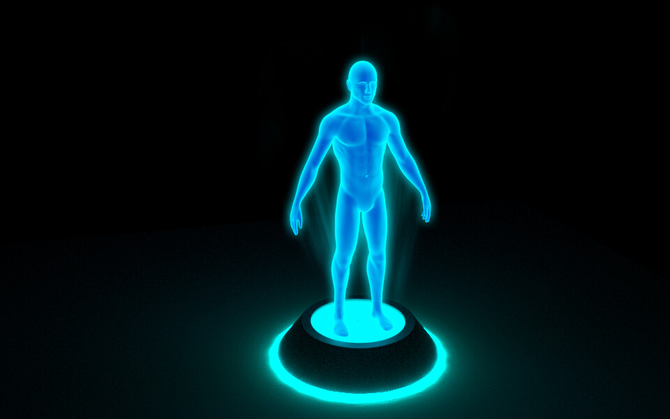 ArtStation - Glowing Man