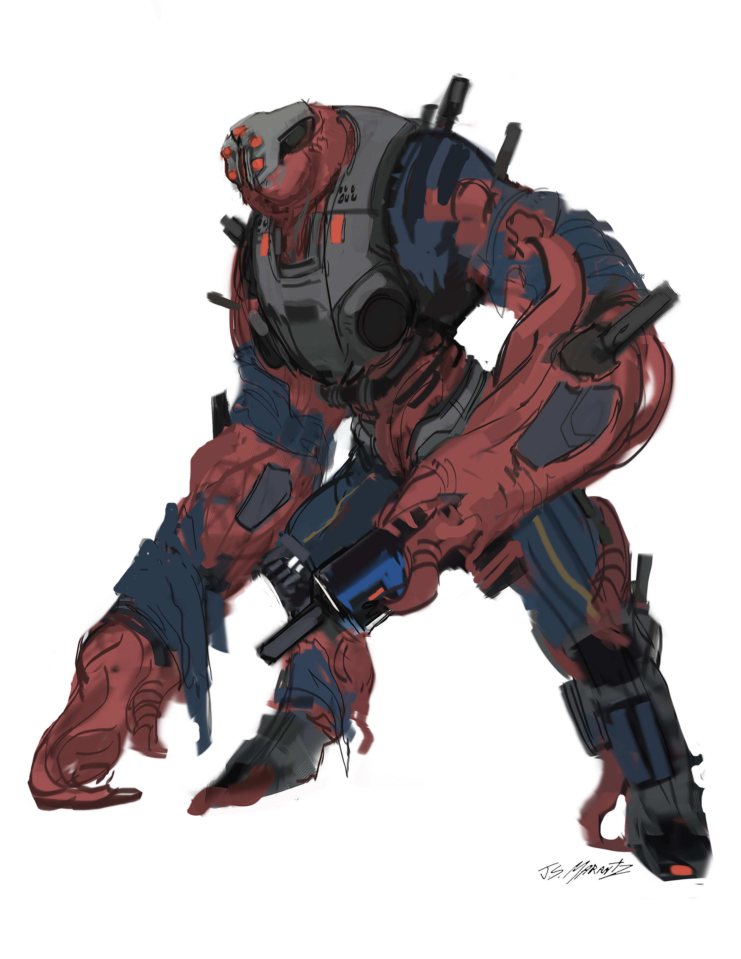 Jerad S. Marantz - GEARS 5: INFECTED DEEBEES SKETCHES