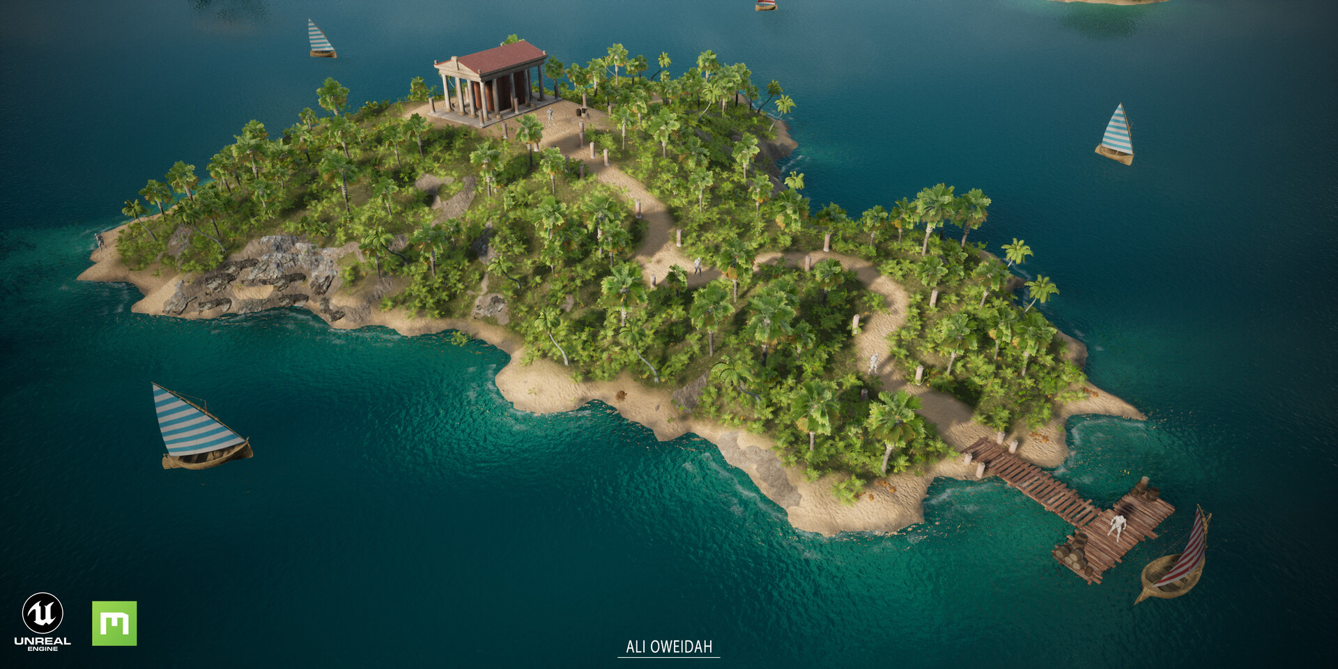 Ali Oweidah - The Islands - Level Design in Unreal Engine