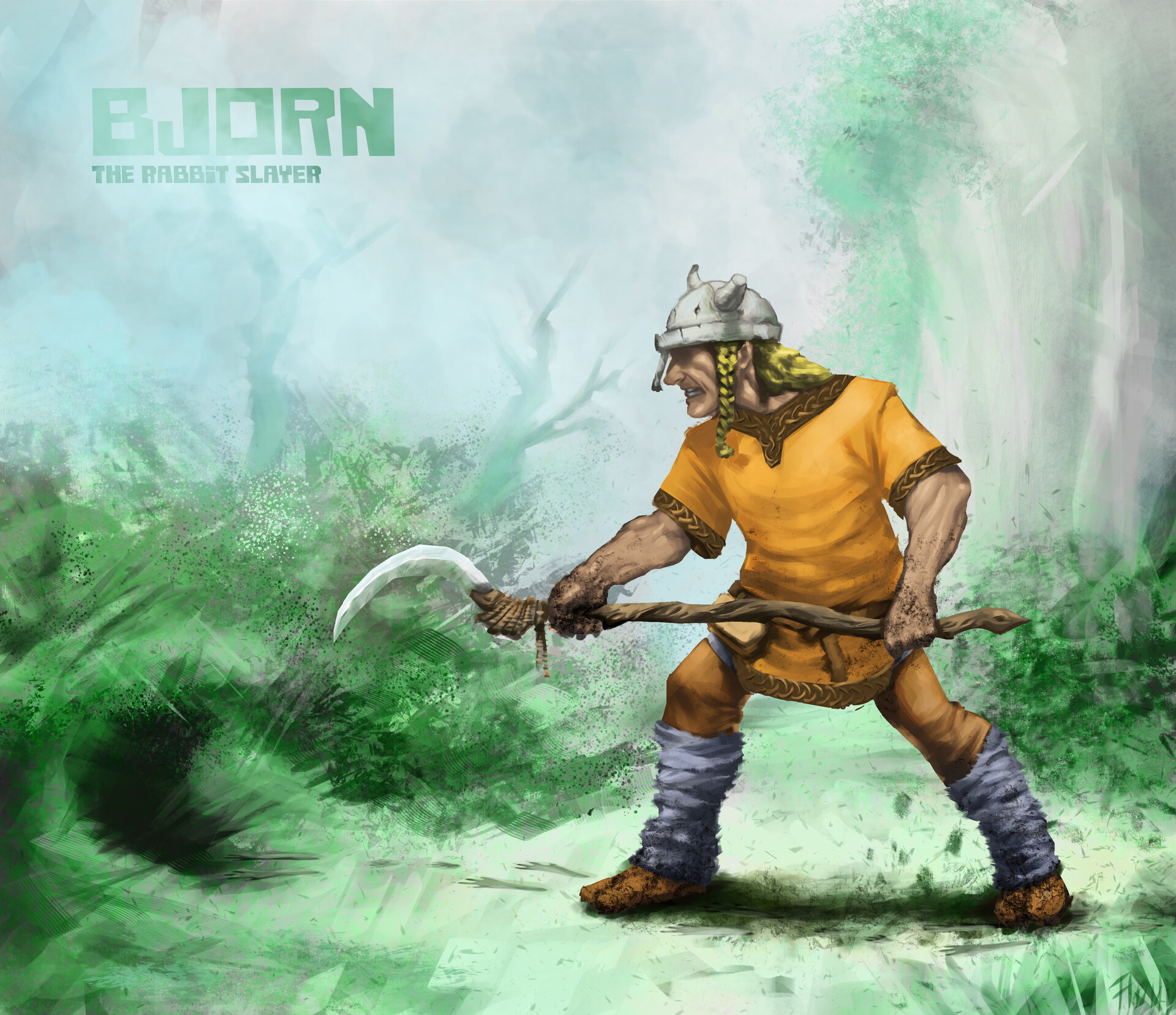 ArtStation - Bjorn - the rabbit slayer