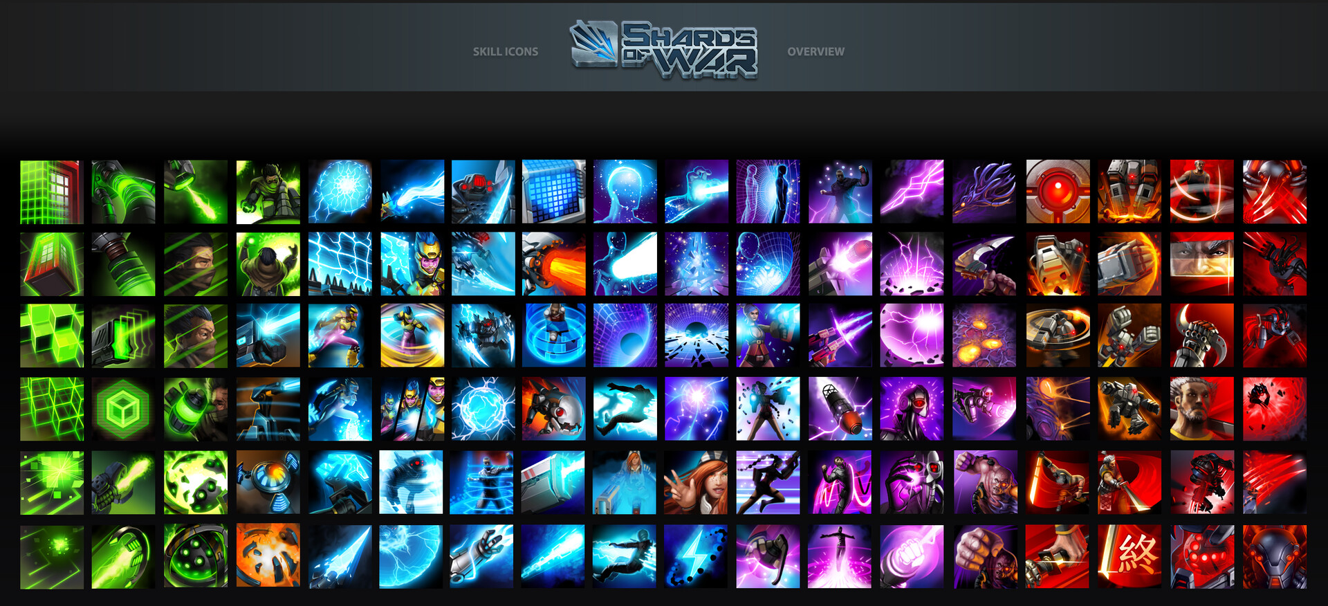 ArtStation - SHARDS OF WAR - Icon Parade