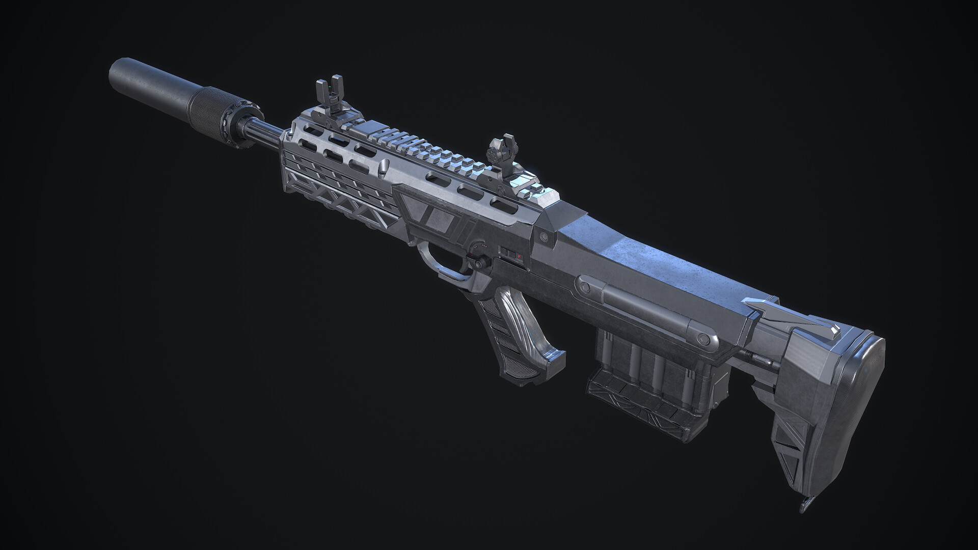 Fallout 3 Assault Rifle Art