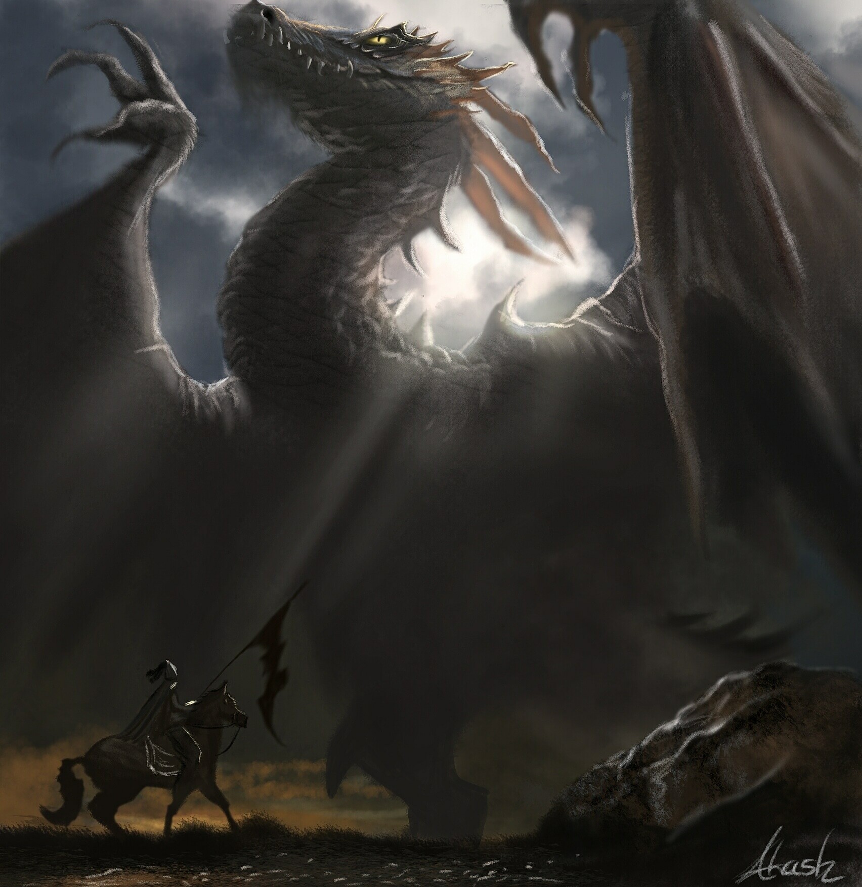 ArtStation - Massive Dragon ♥ Concept art