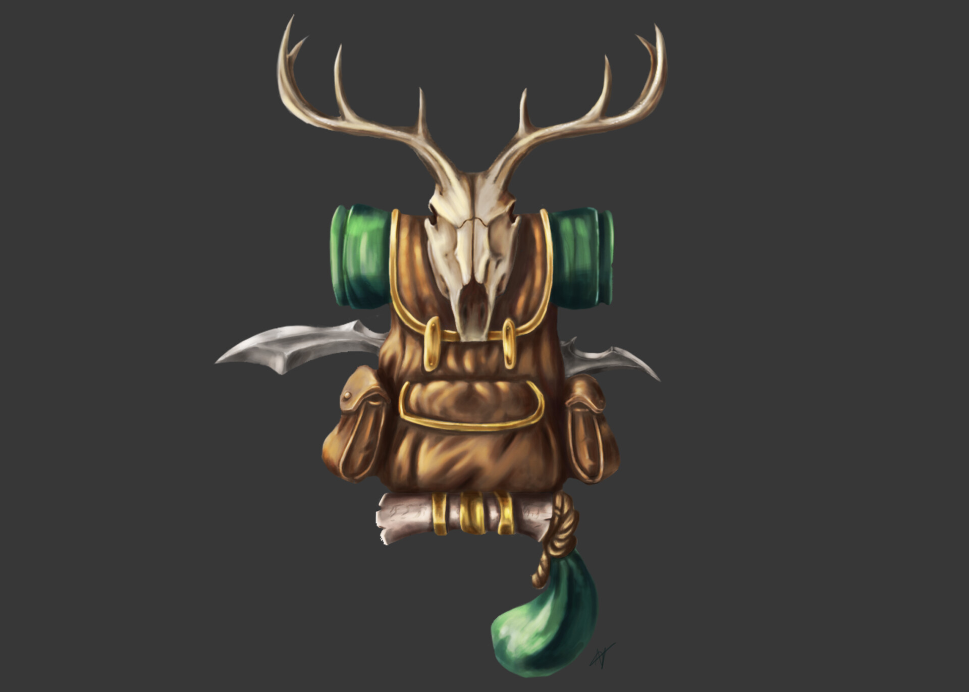 ArtStation - Backpack prop