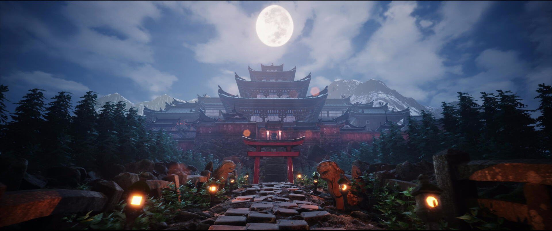 ArtStation - Japan Castle UE4 and Megascans