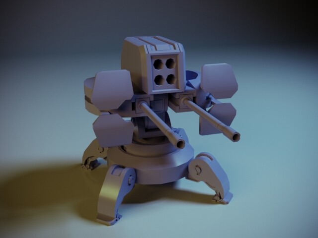 ArtStation - Walking Turret