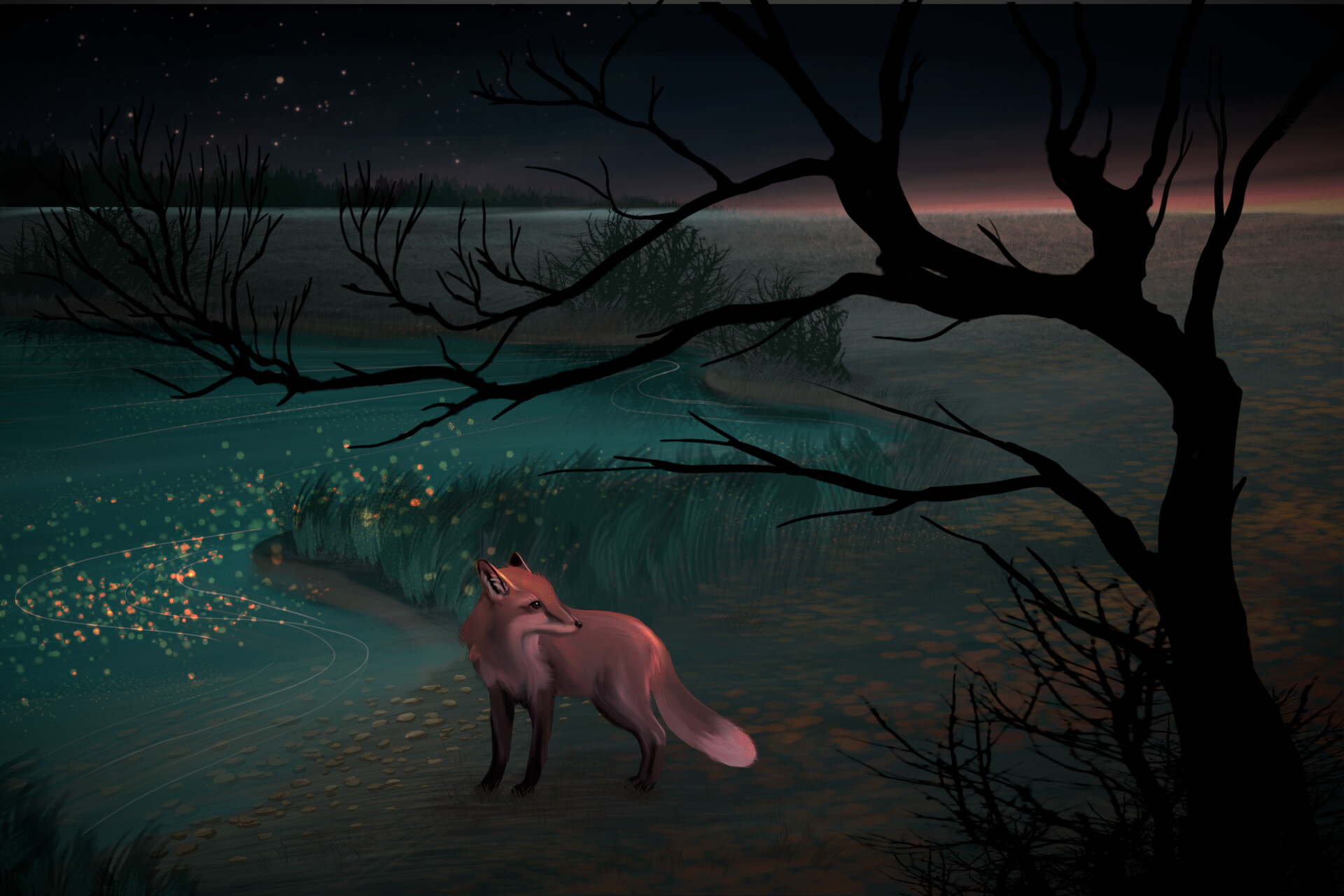 ArtStation - Firefly Fox