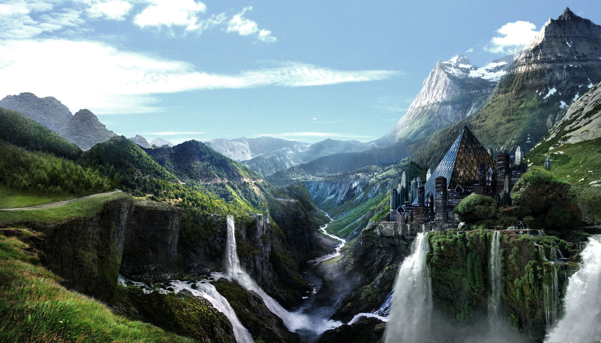 ArtStation - Grand Cascade Valley