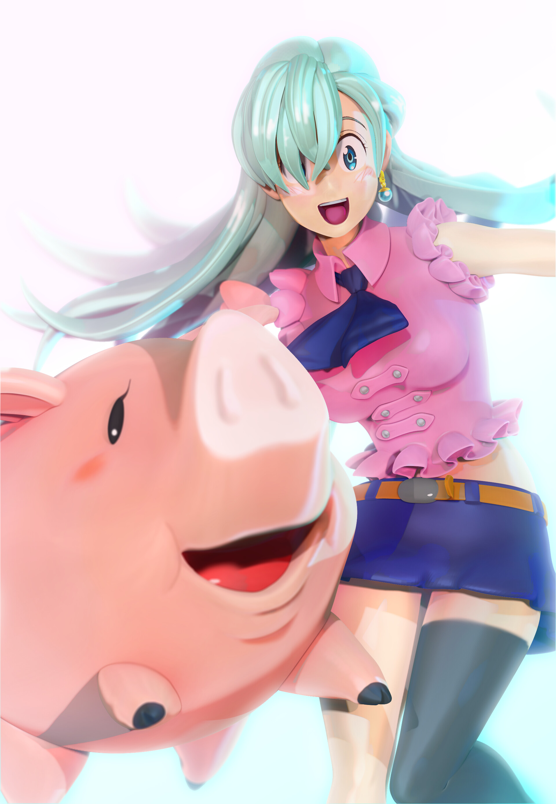 ArtStation - Elisabeth & Hawk