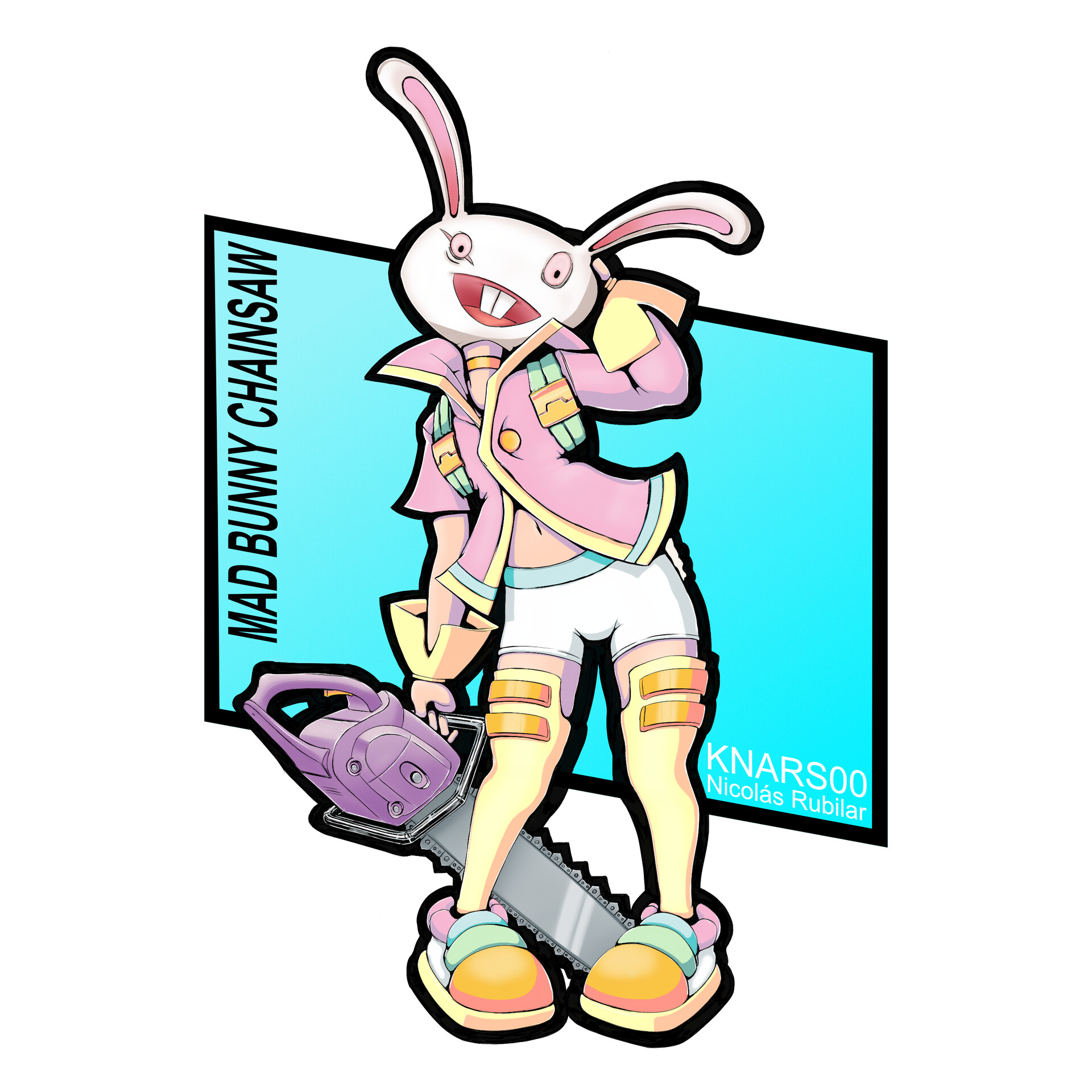 ArtStation - Mad Bunny Chainsaw