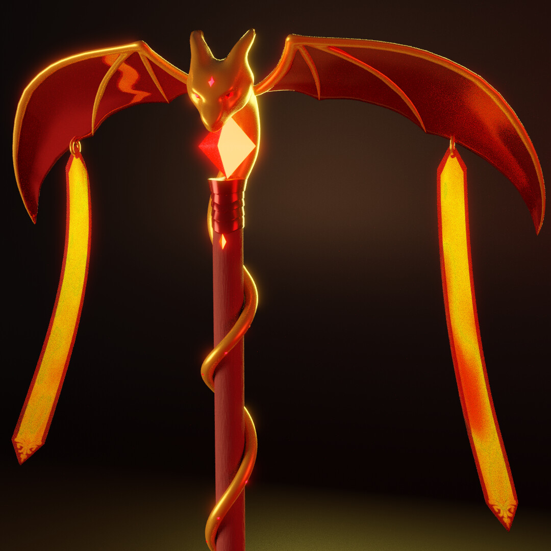 ArtStation - Concept Art Study - Lina's Dragon Staff