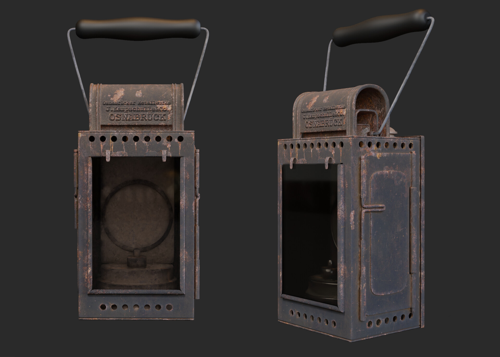 ArtStation - Vintage Railway Lantern