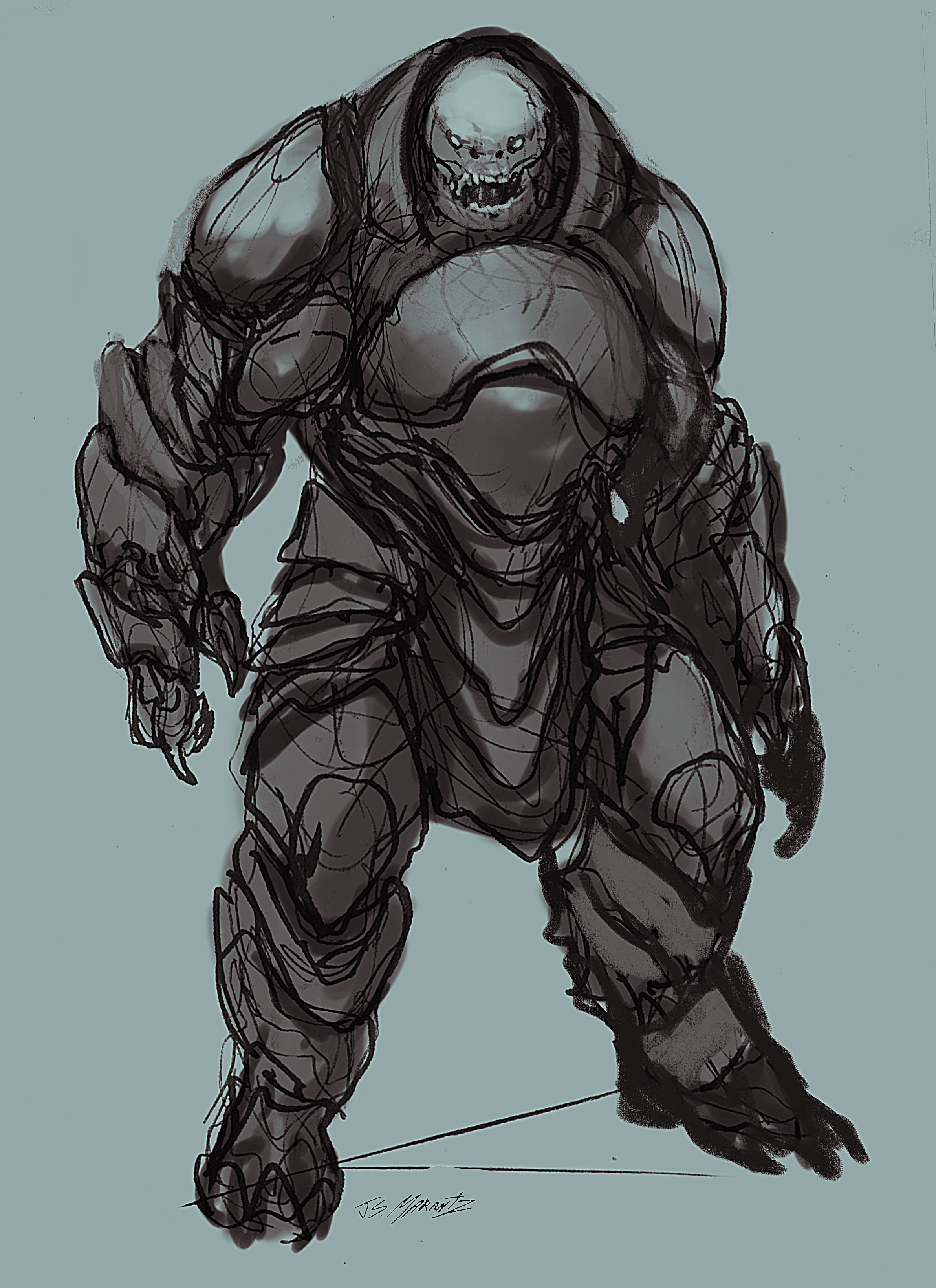 Jerad S. Marantz - GEARS of War 4: Scion Design Sketches