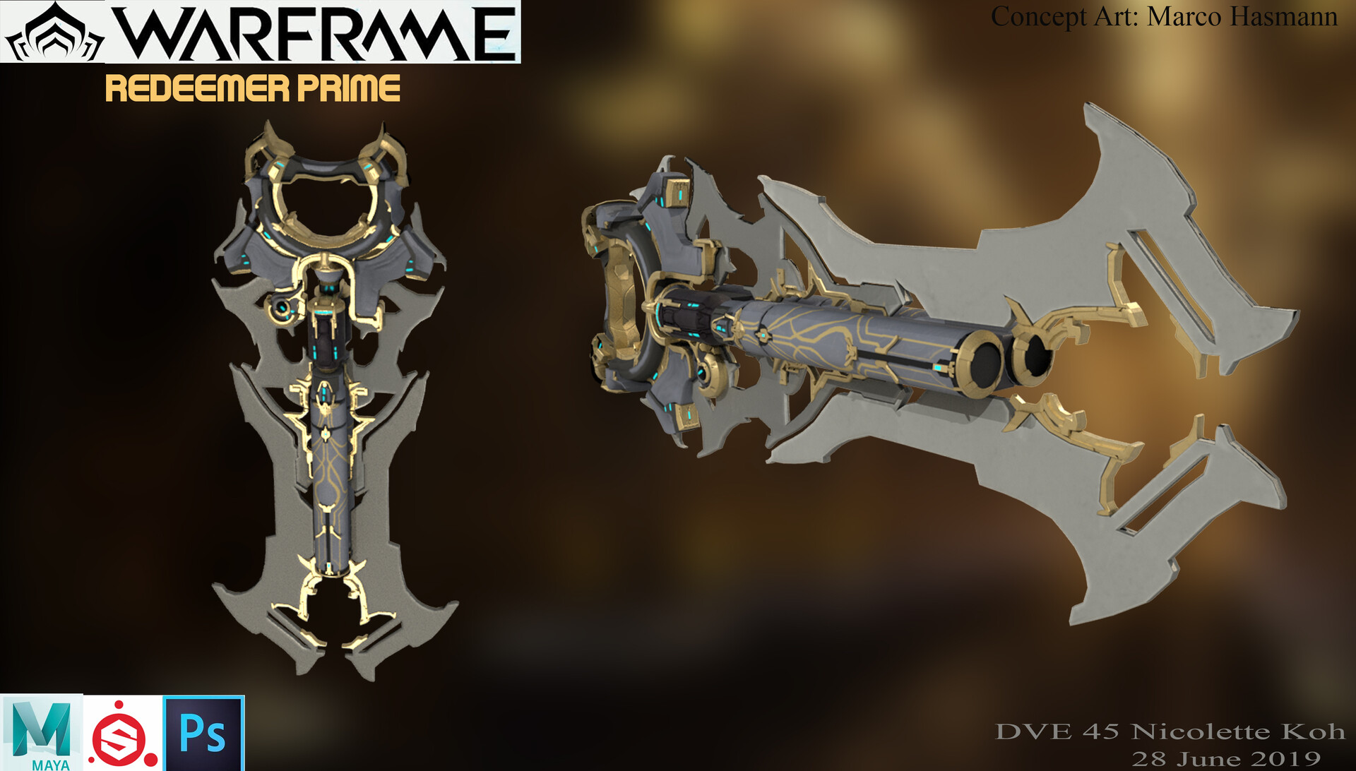 ArtStation - Warframe Redeemer Prime