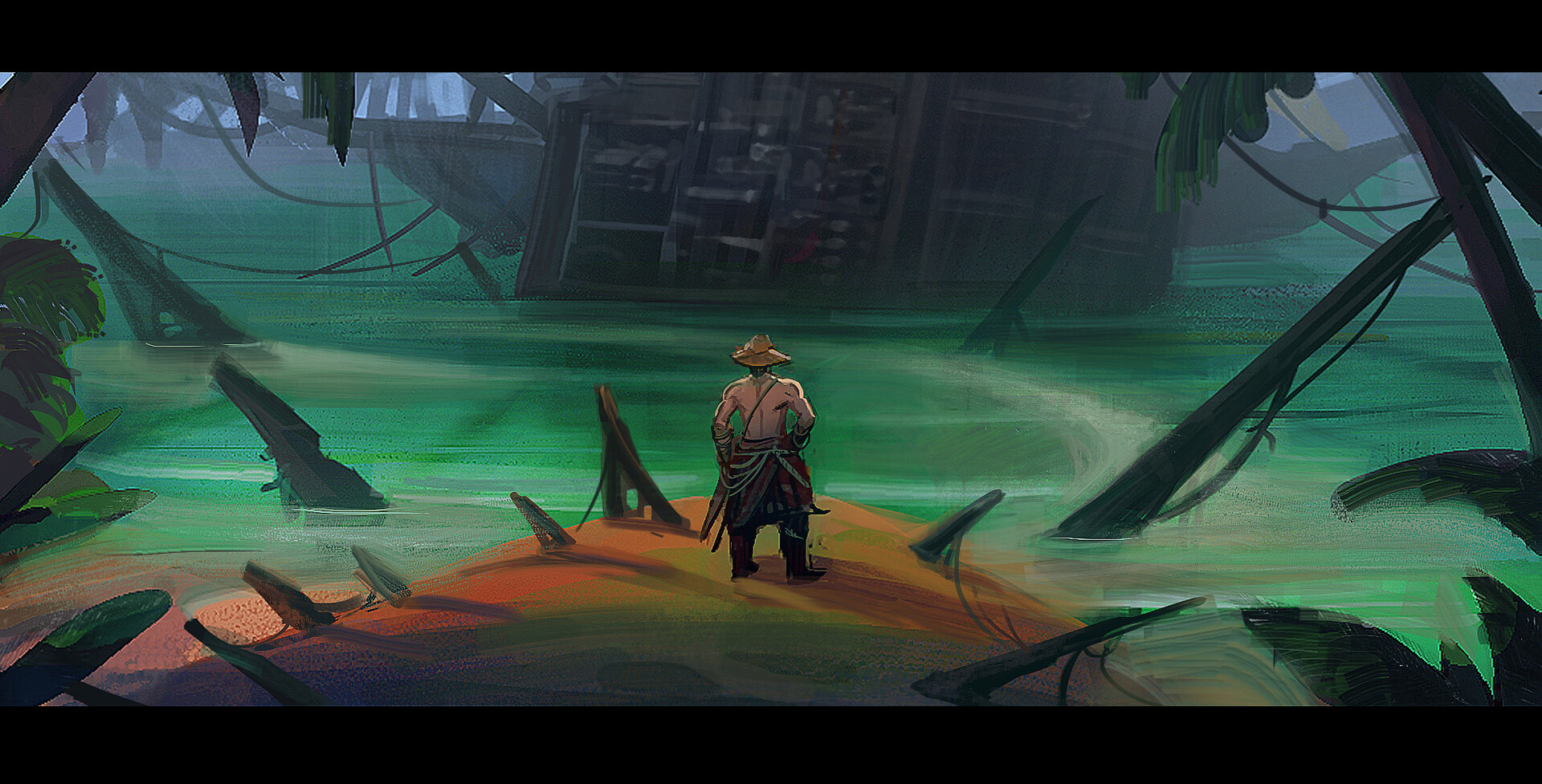 Gabriel Meireles - Curumary Island Project I -exploration sketches.