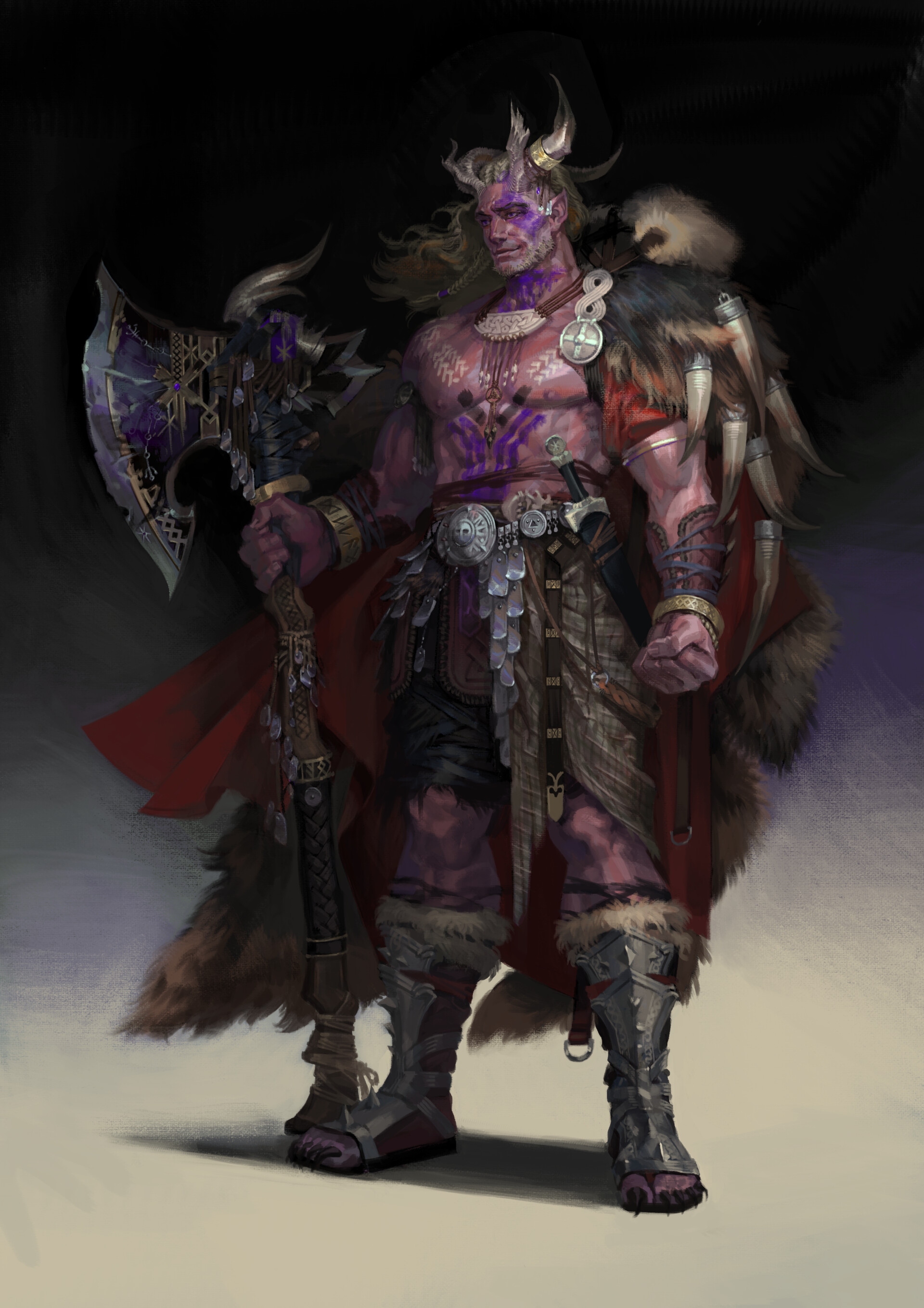 ArtStation - Barbarian commander