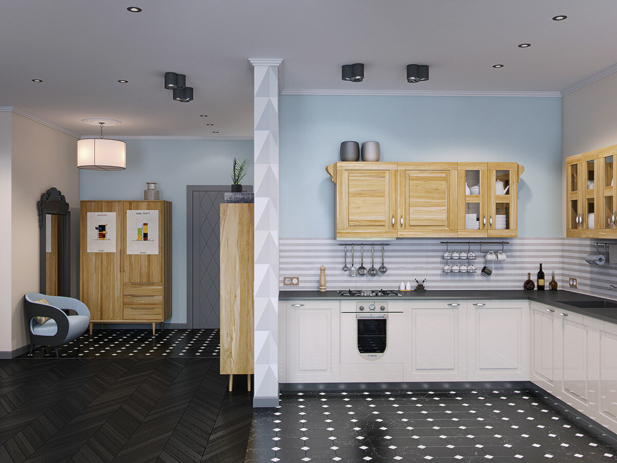 ArtStation - Retro Interior