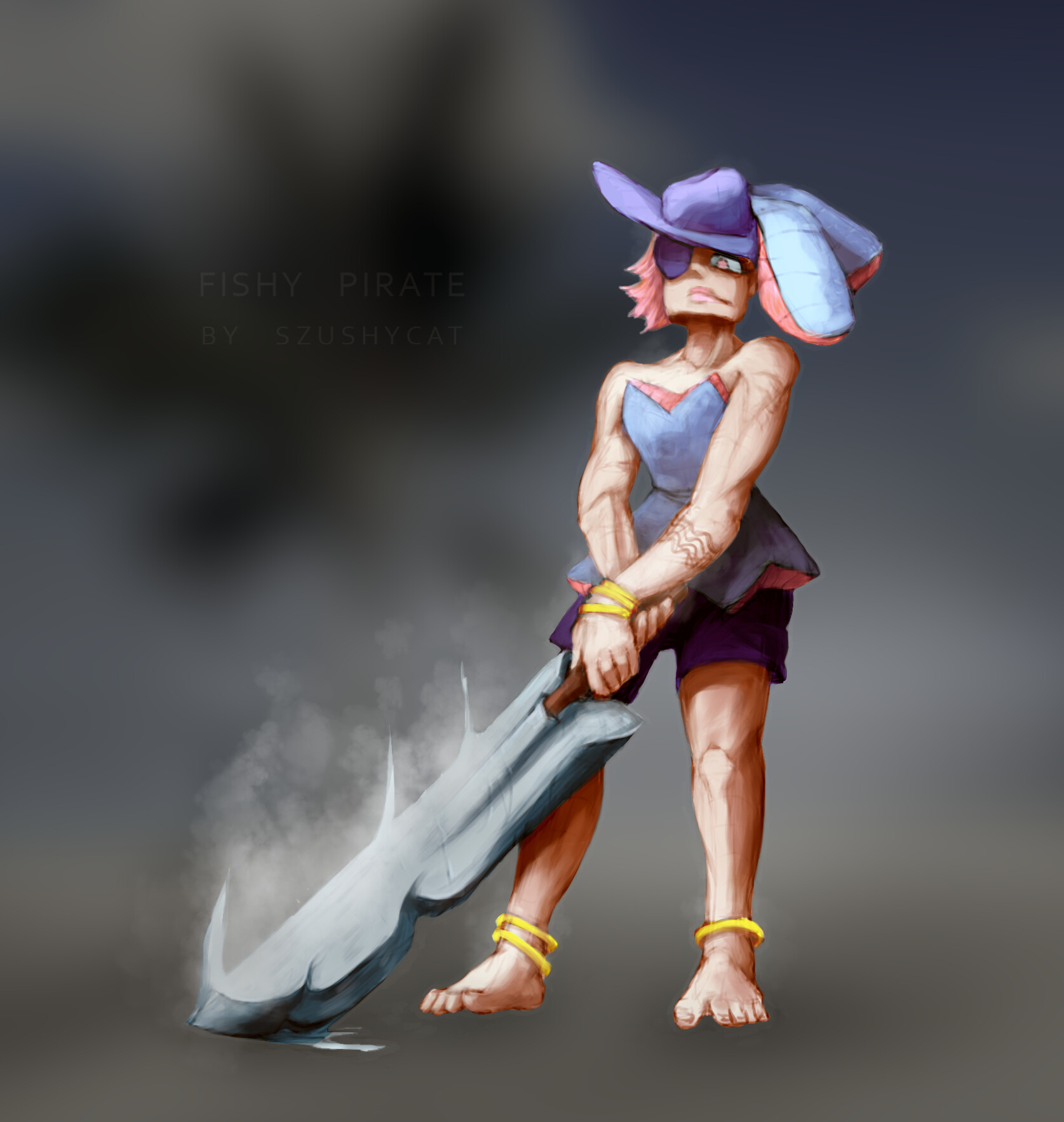 ArtStation - Fishy Pirate