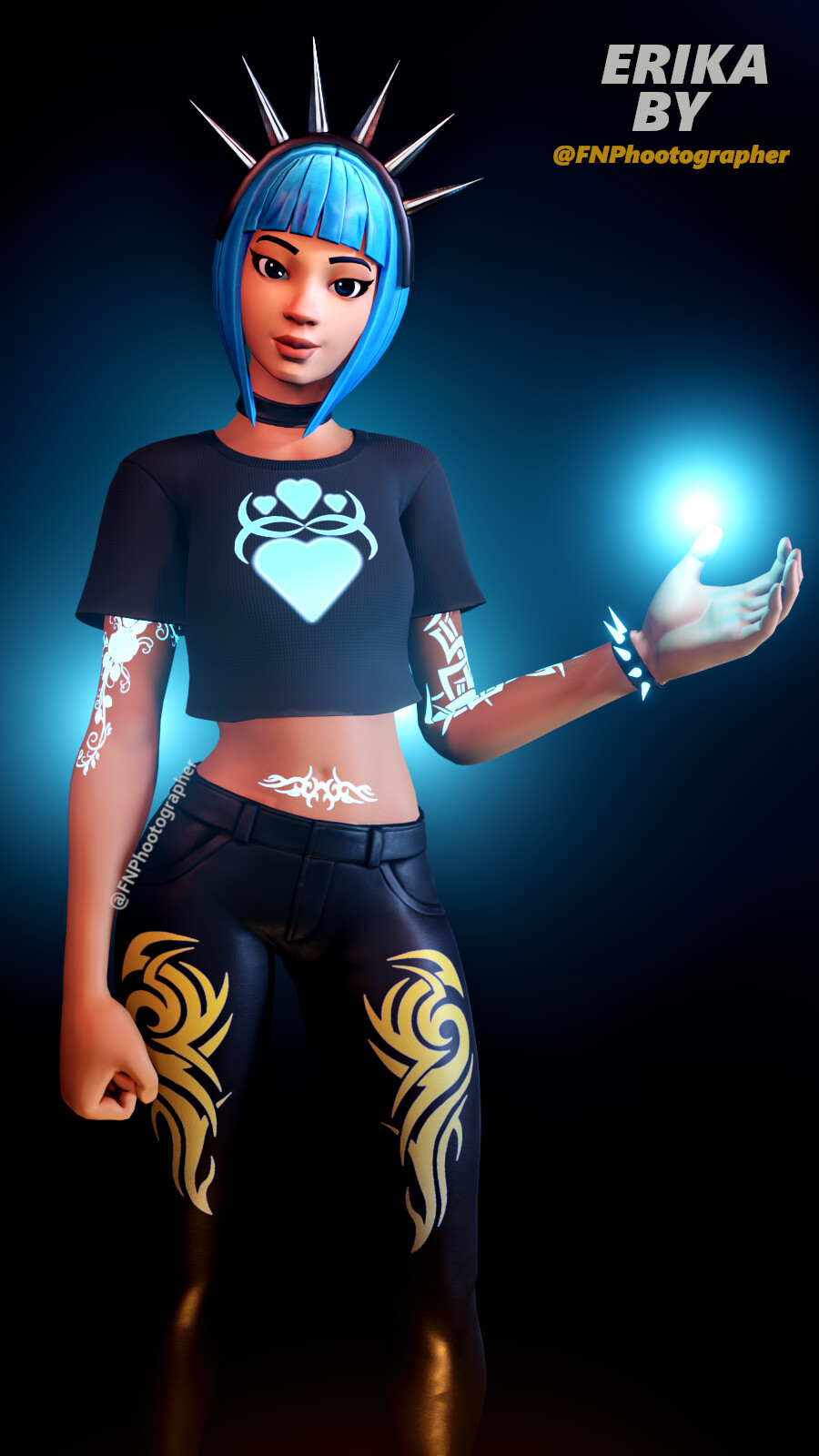 ArtStation - Fortnite Render - Erika Skin Concept!
