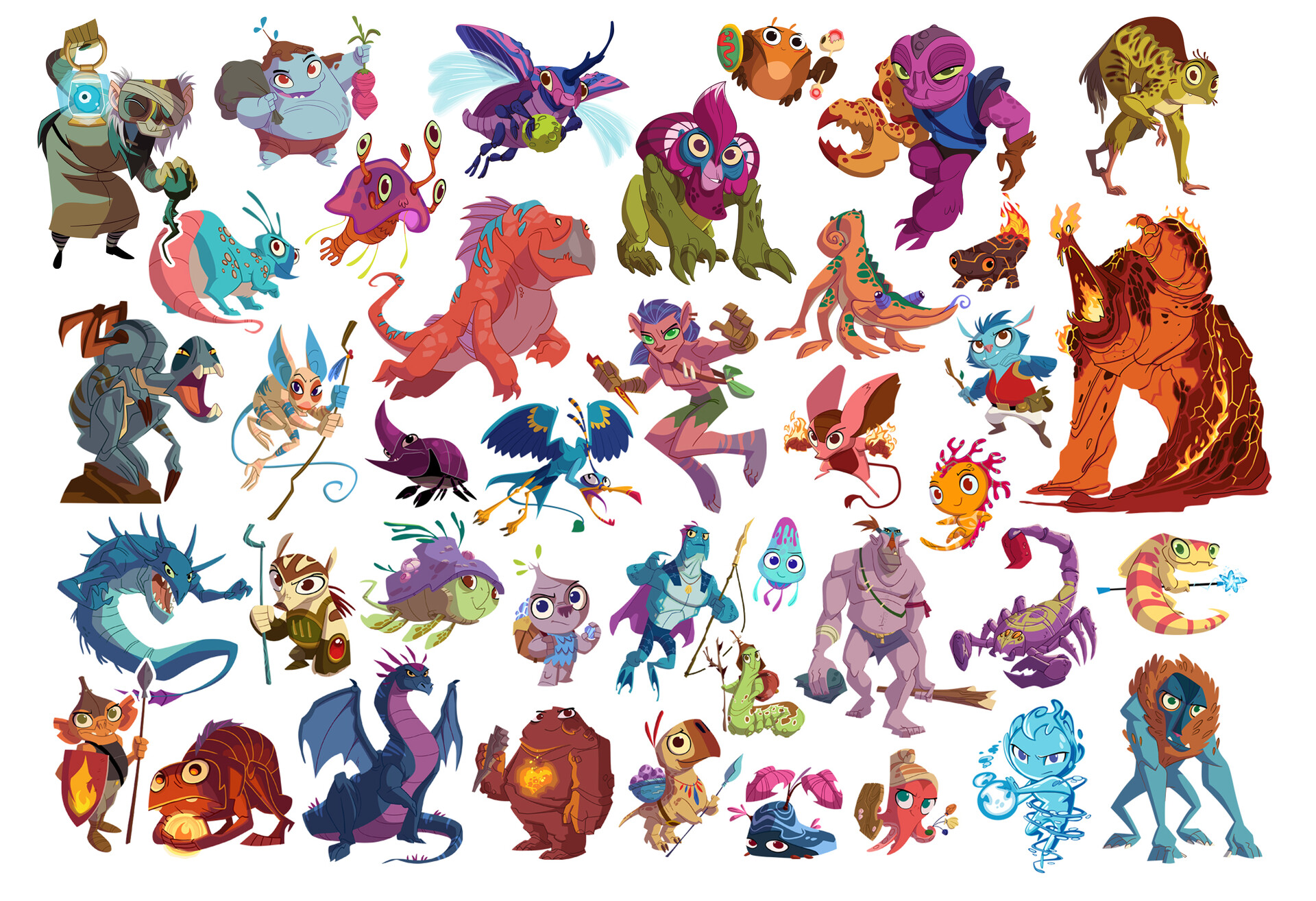 ArtStation - Dungan Character designs