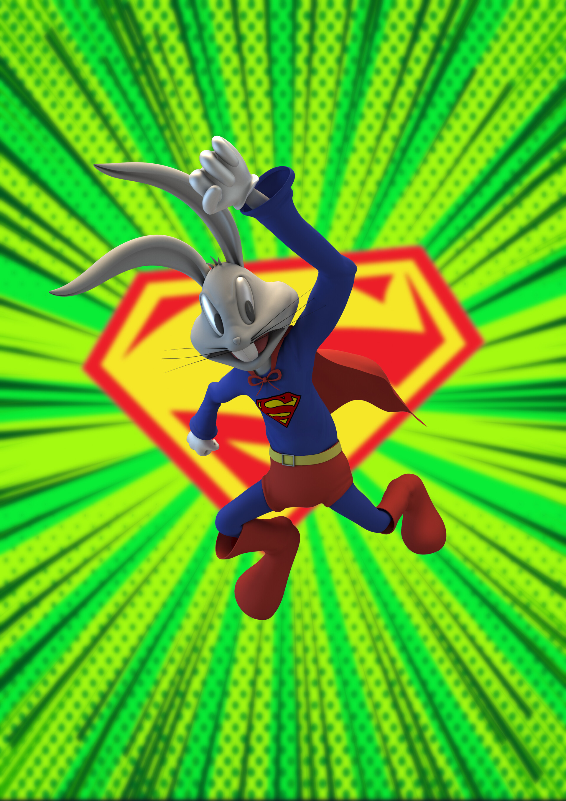 ArtStation - Super Rabbit - Concept Quick Sculpt