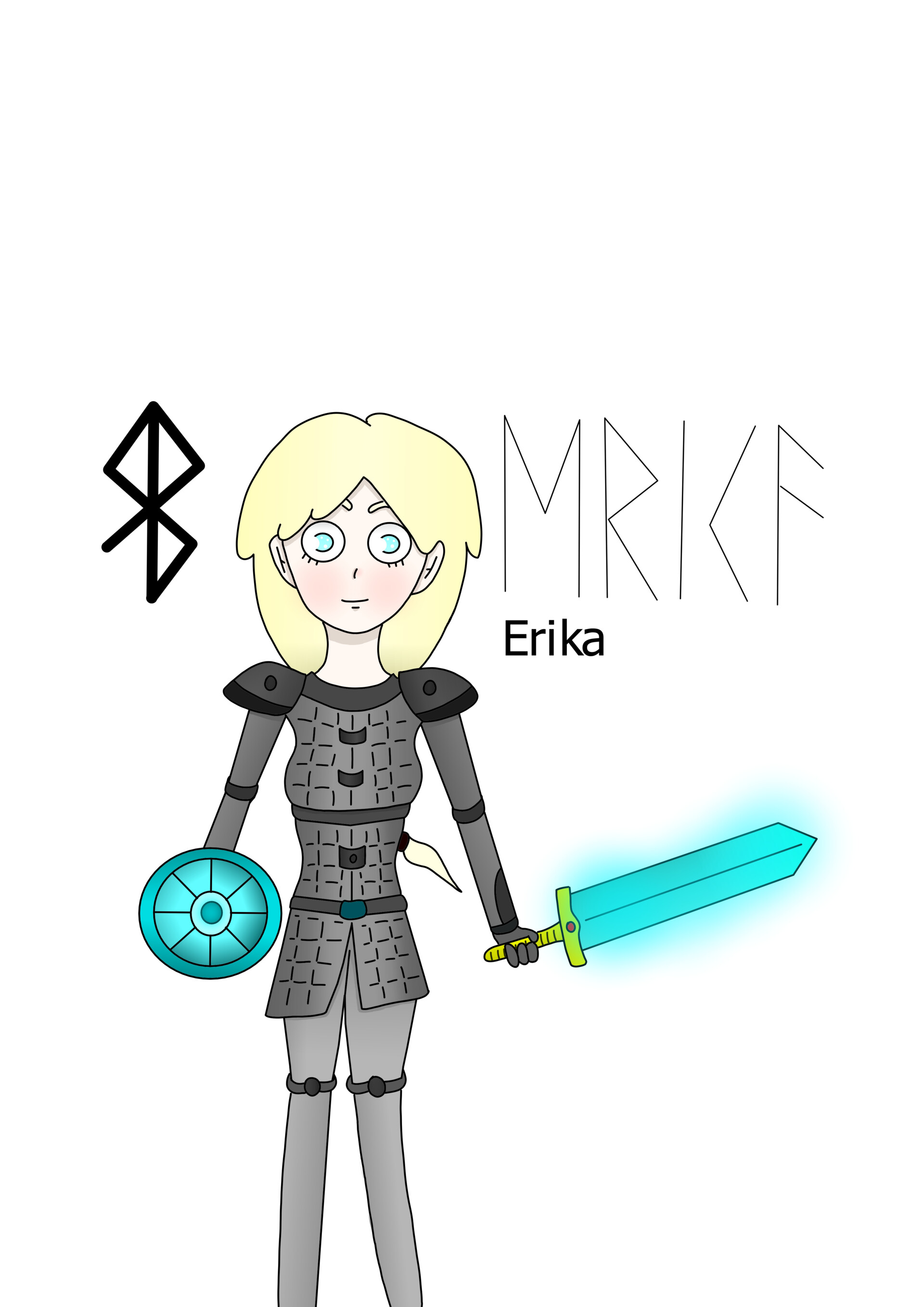 ArtStation - Erika, the nordic warrior