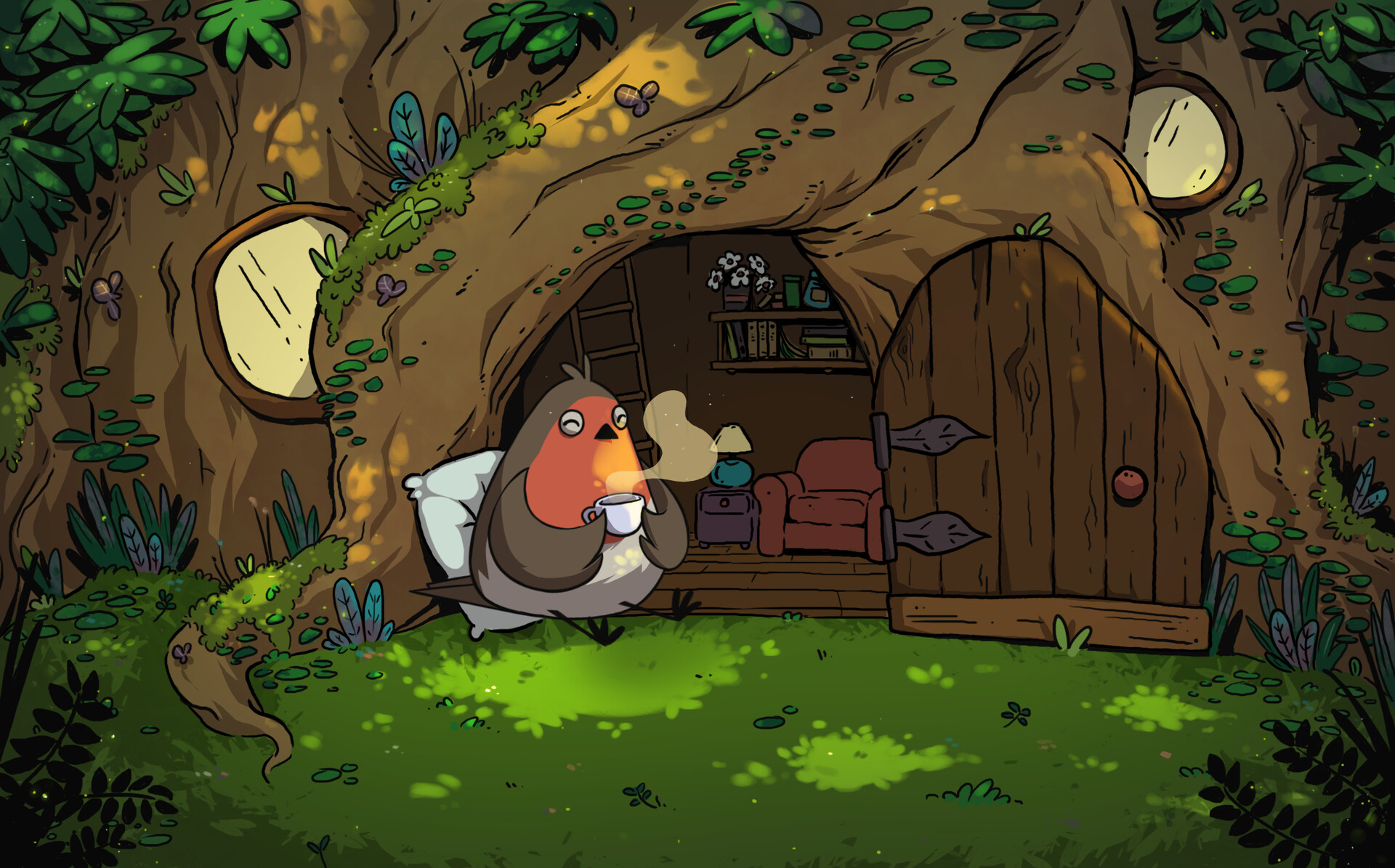 ArtStation - Chilling robin