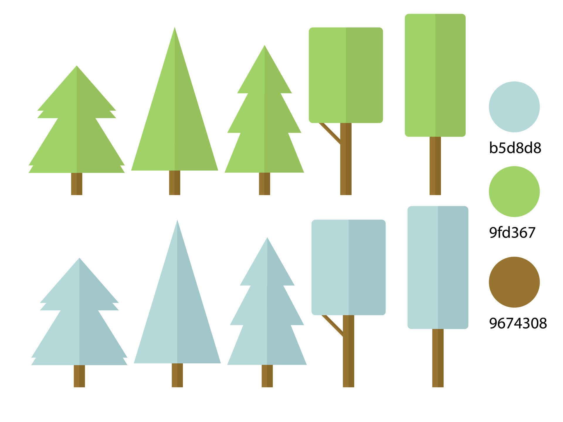 ArtStation - Trees for indie game