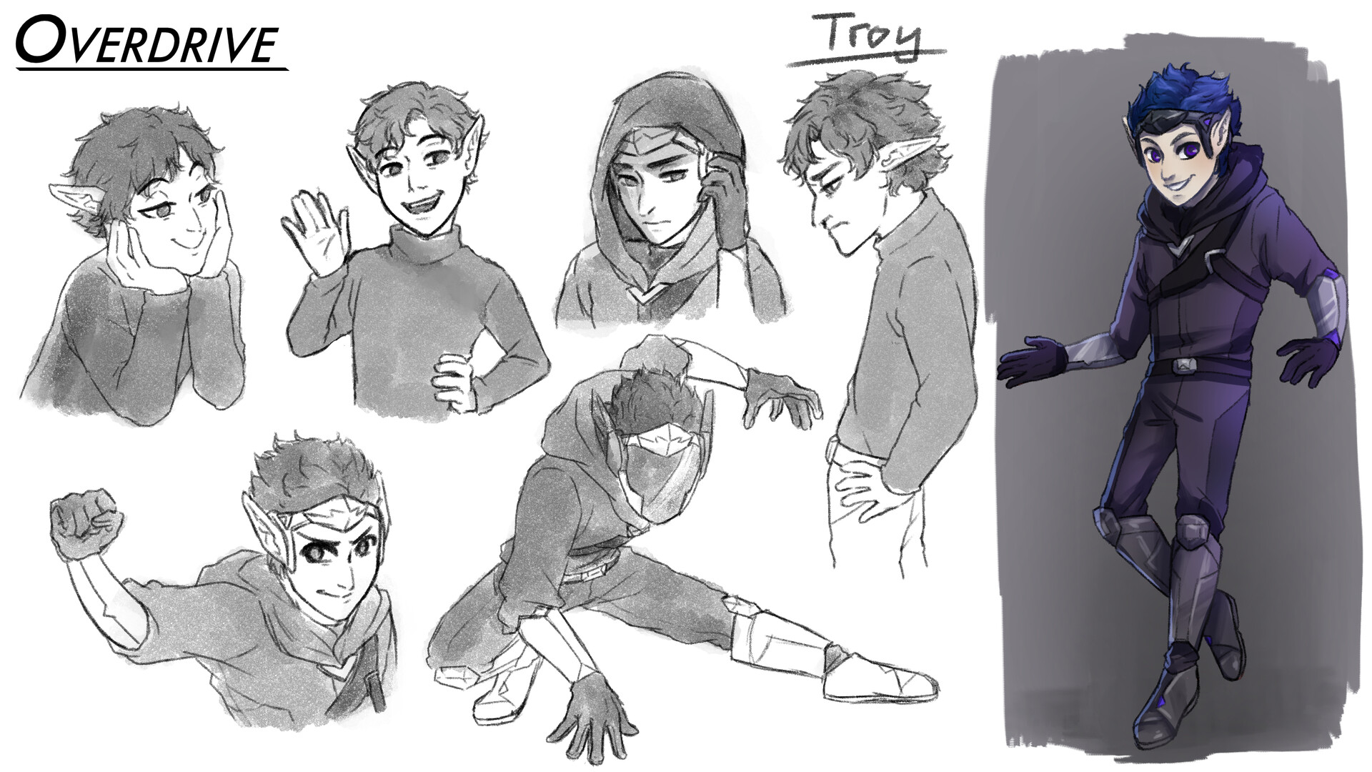 ArtStation - Overdrive character art