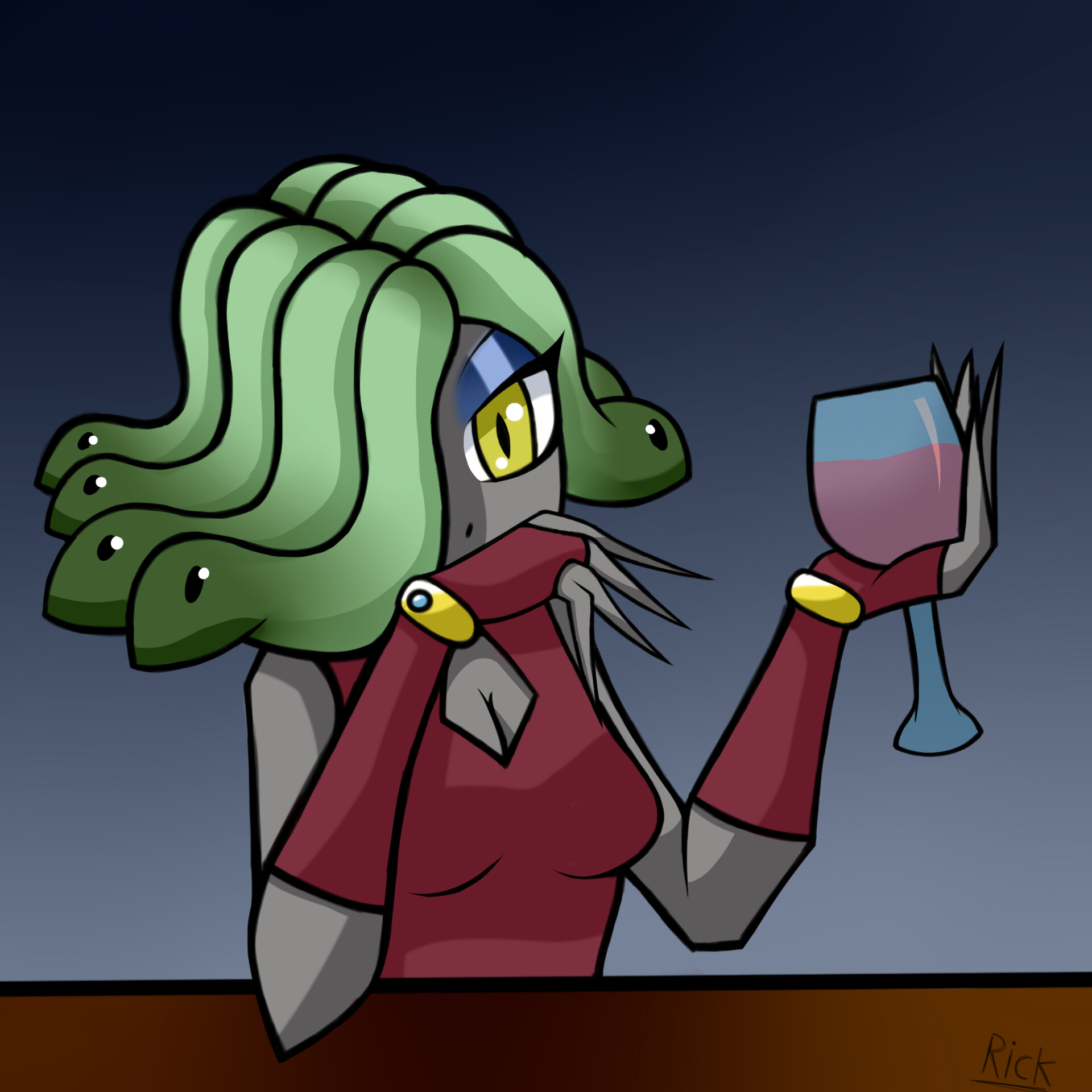 ArtStation - snake girl