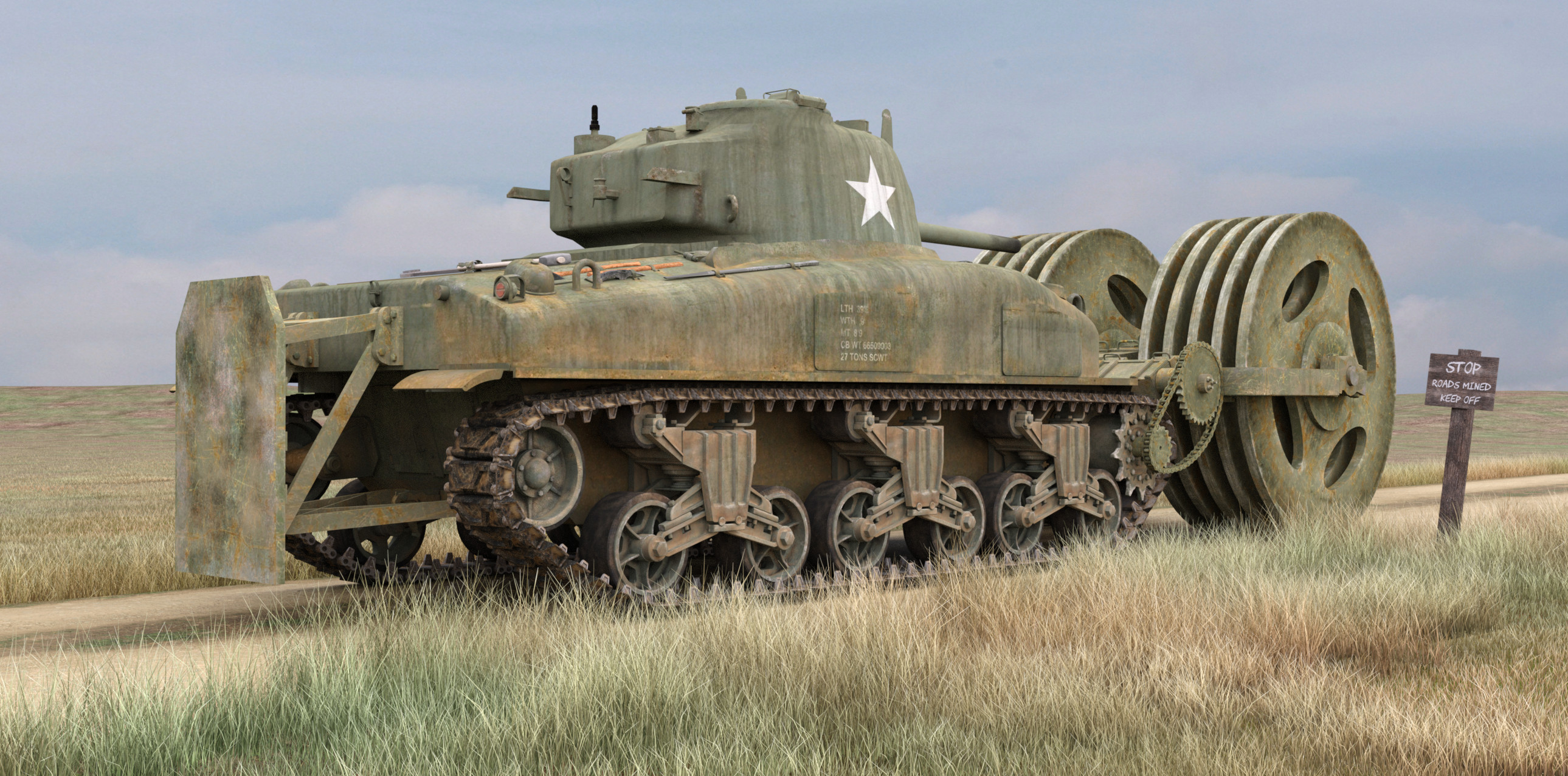 Westfield 3d - T1E3 Mine Exploder "Aunt Jemima"