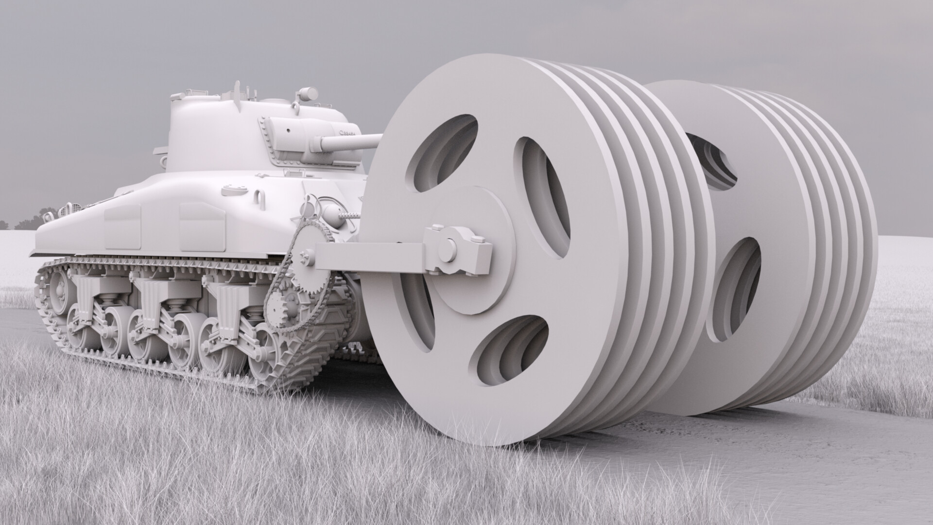 Westfield 3d - T1E3 Mine Exploder "Aunt Jemima"