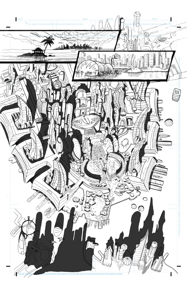 ArtStation - Comic Art: Poseidon IX