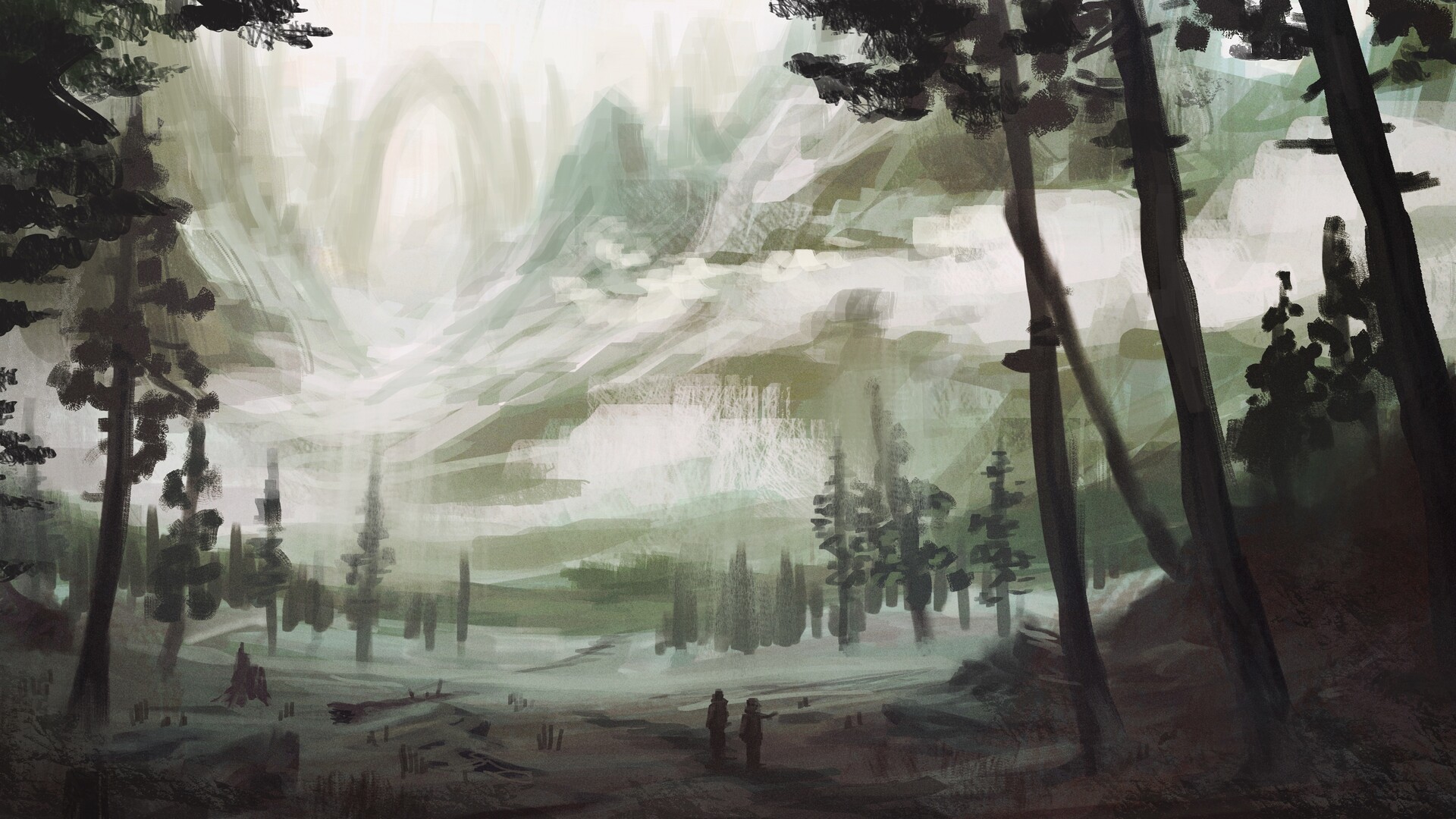 ArtStation - Mountain gate