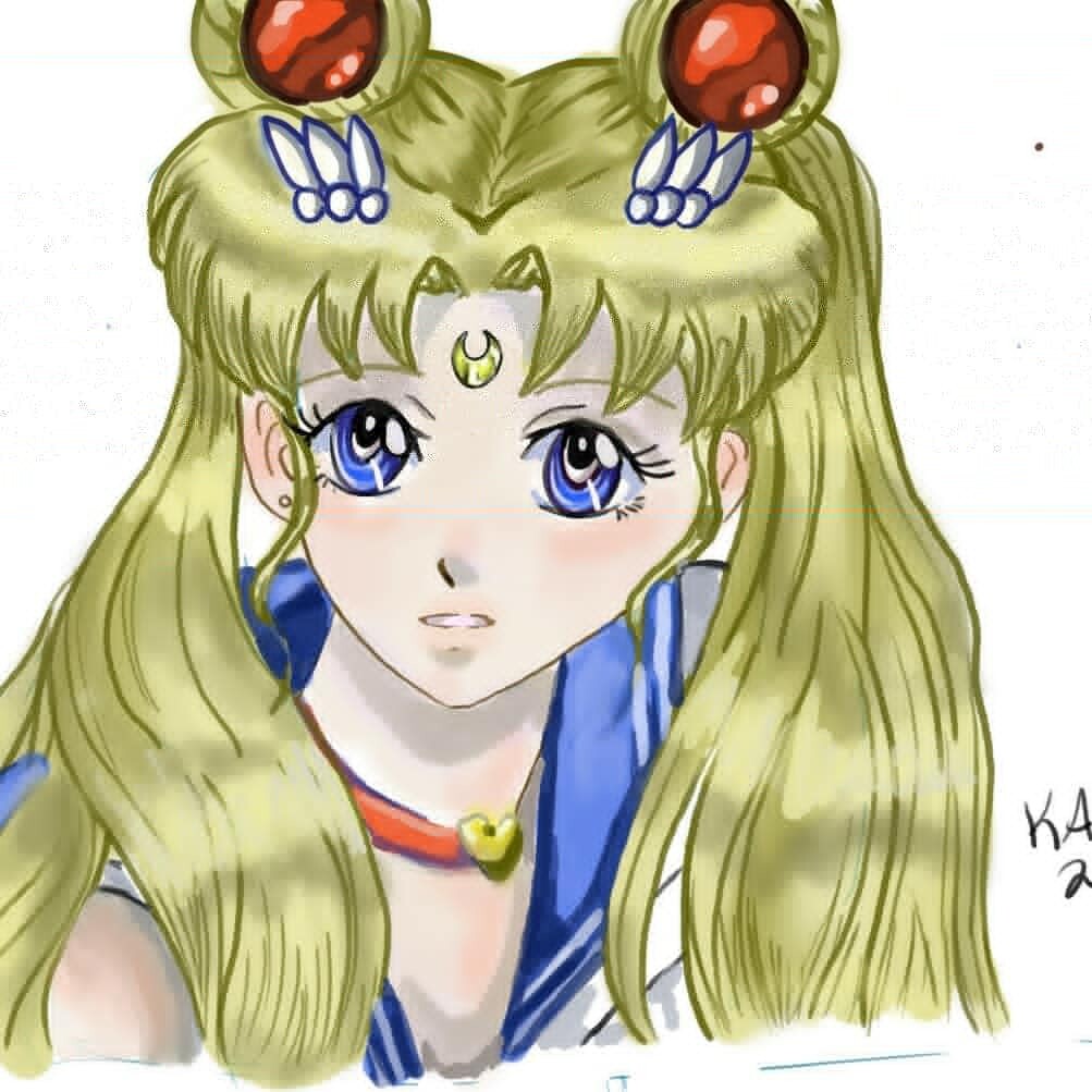 ArtStation - Sailor Moon WIP