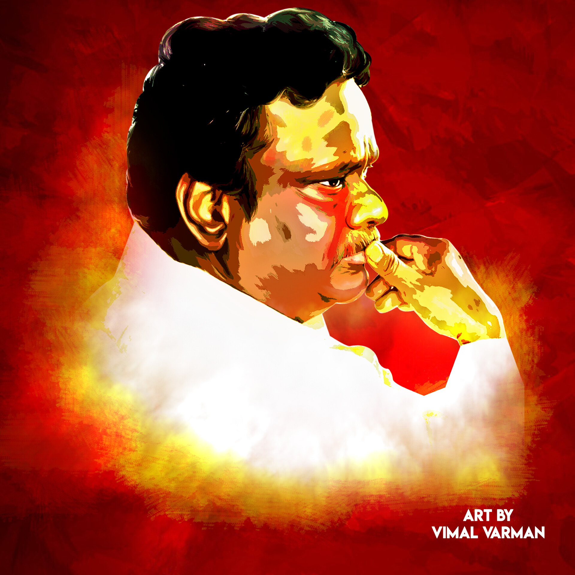 ArtStation - Kaduvettiyar J Guru - Vanniyakulakshatriya Leader