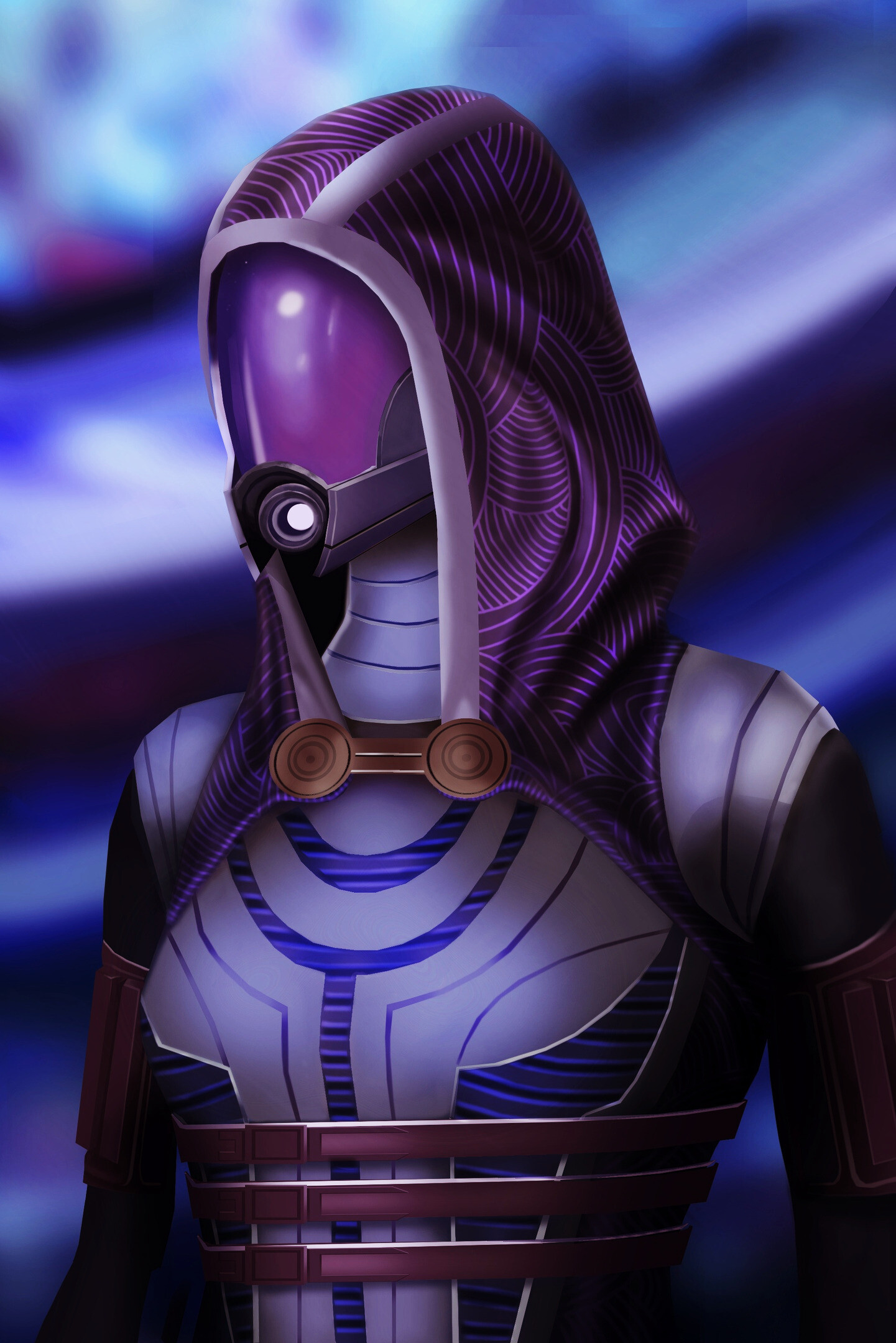 ArtStation - Tali’Zorah Mass Effect