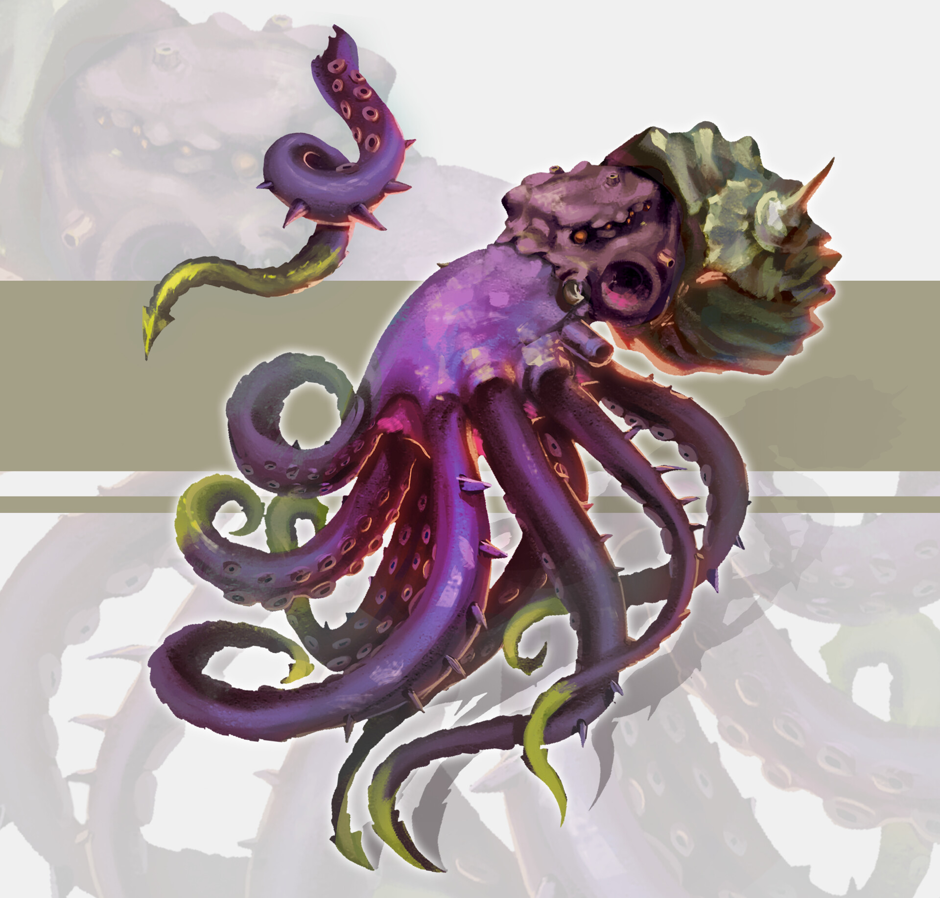 ArtStation - "Heroes & Scoundrels" Personal Art Book - Kraken Concept