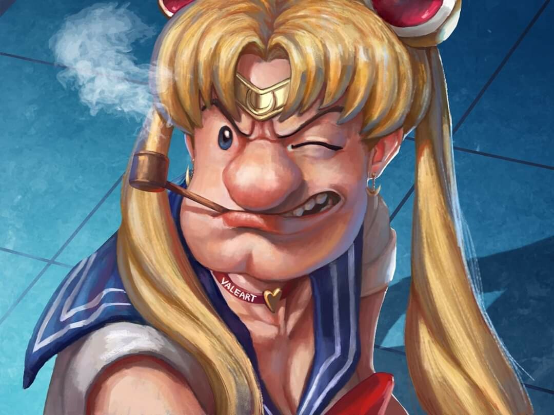 ArtStation - Popeye the Sailor Moon
