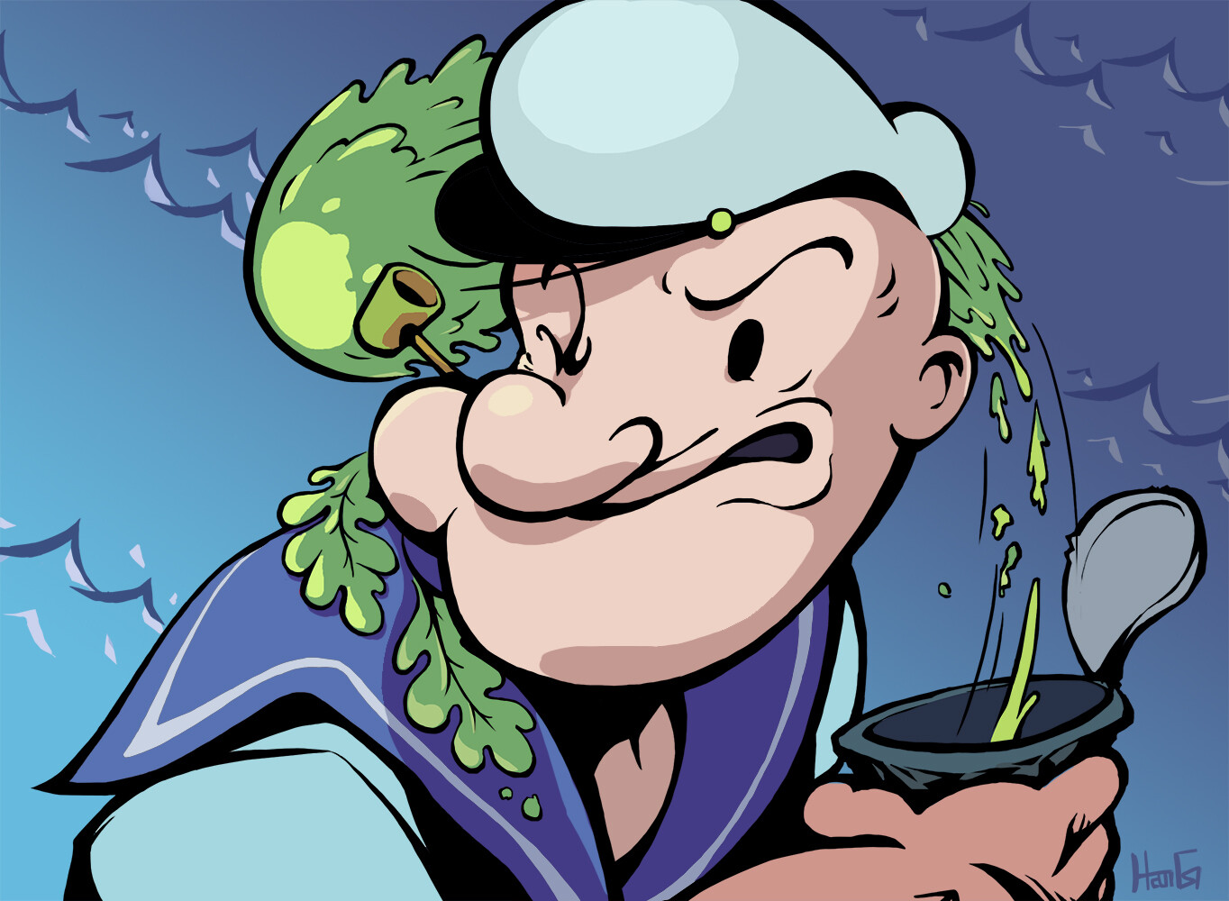 ArtStation - Popeye the セーラームーン