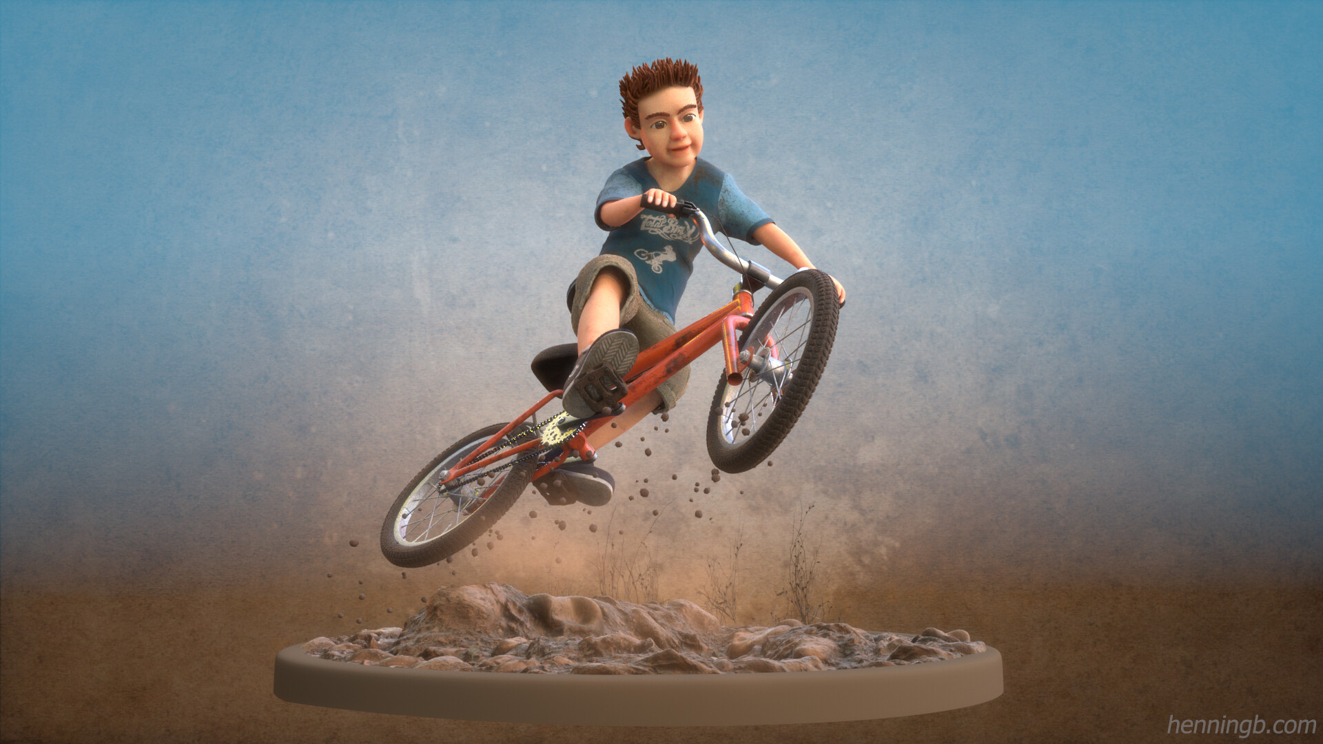ArtStation - BMX boy