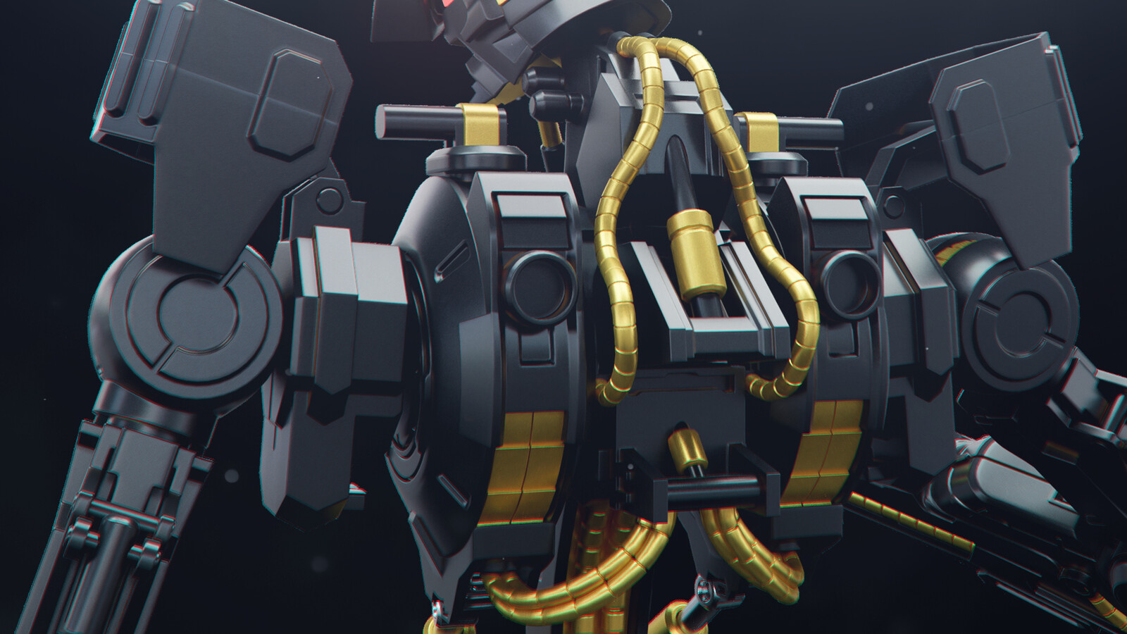 Zed Ohs - Gundam Barbatos Lupus Rex's Frame