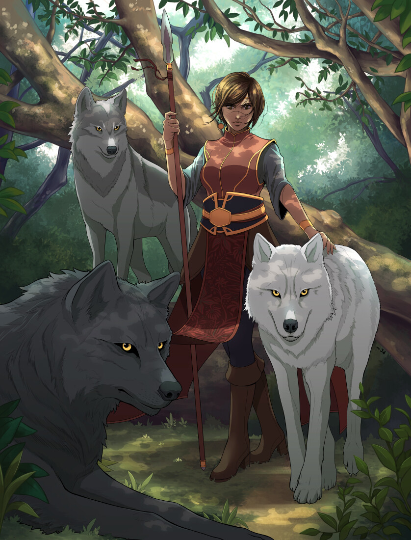ArtStation - Sacred Wolf Warrior