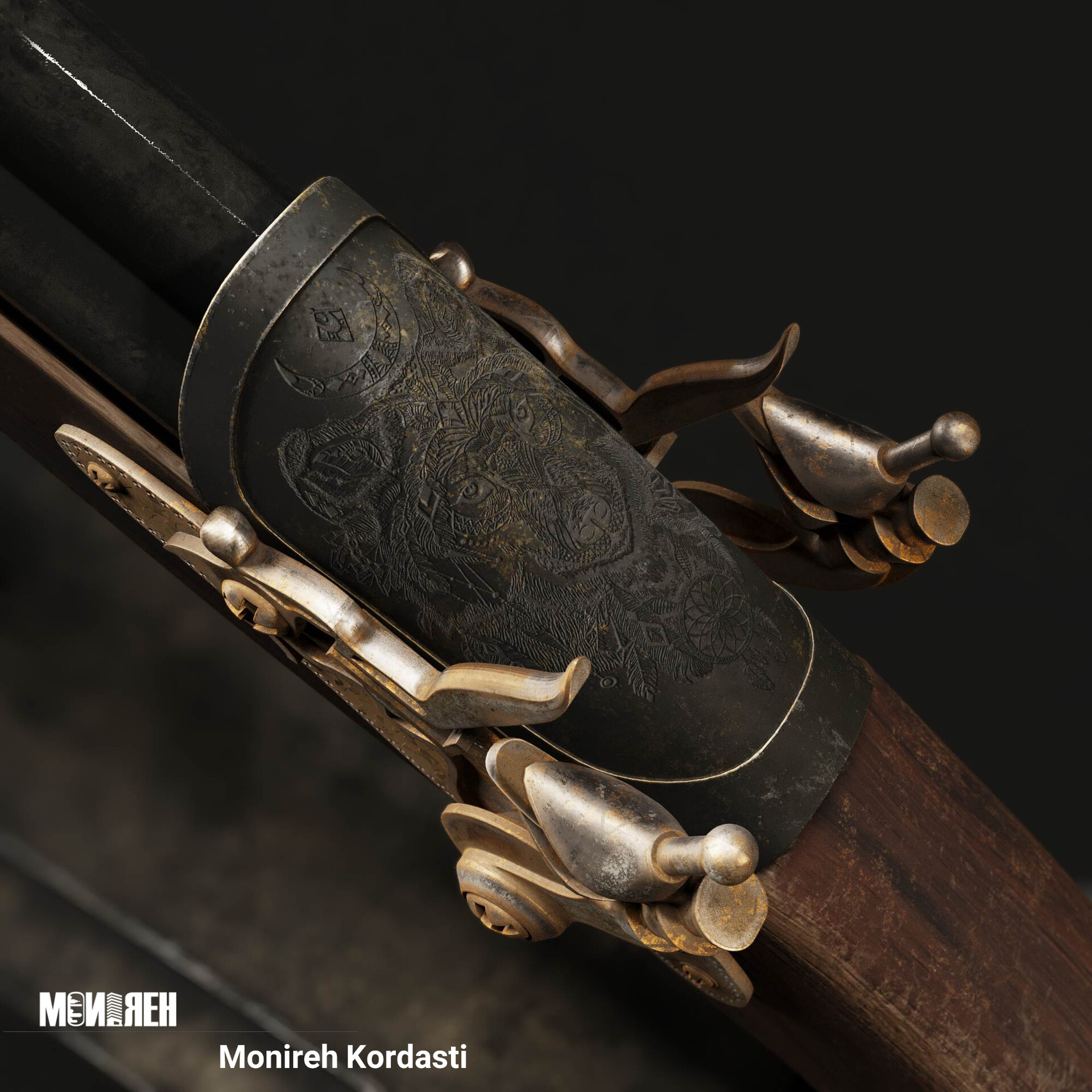 ArtStation - Hard Surface Gun