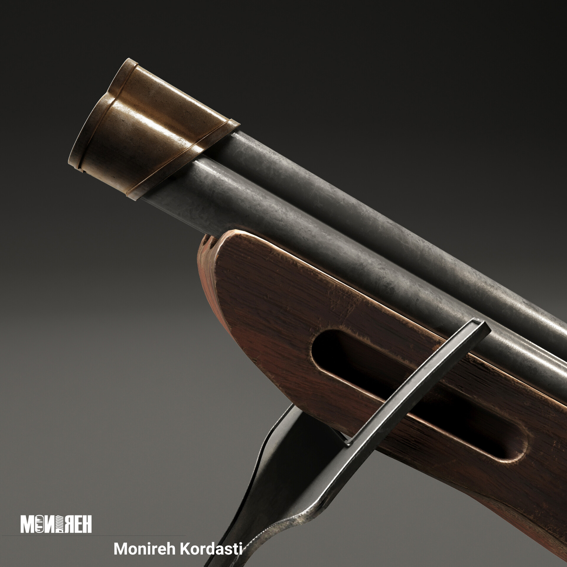 ArtStation - Hard Surface Gun