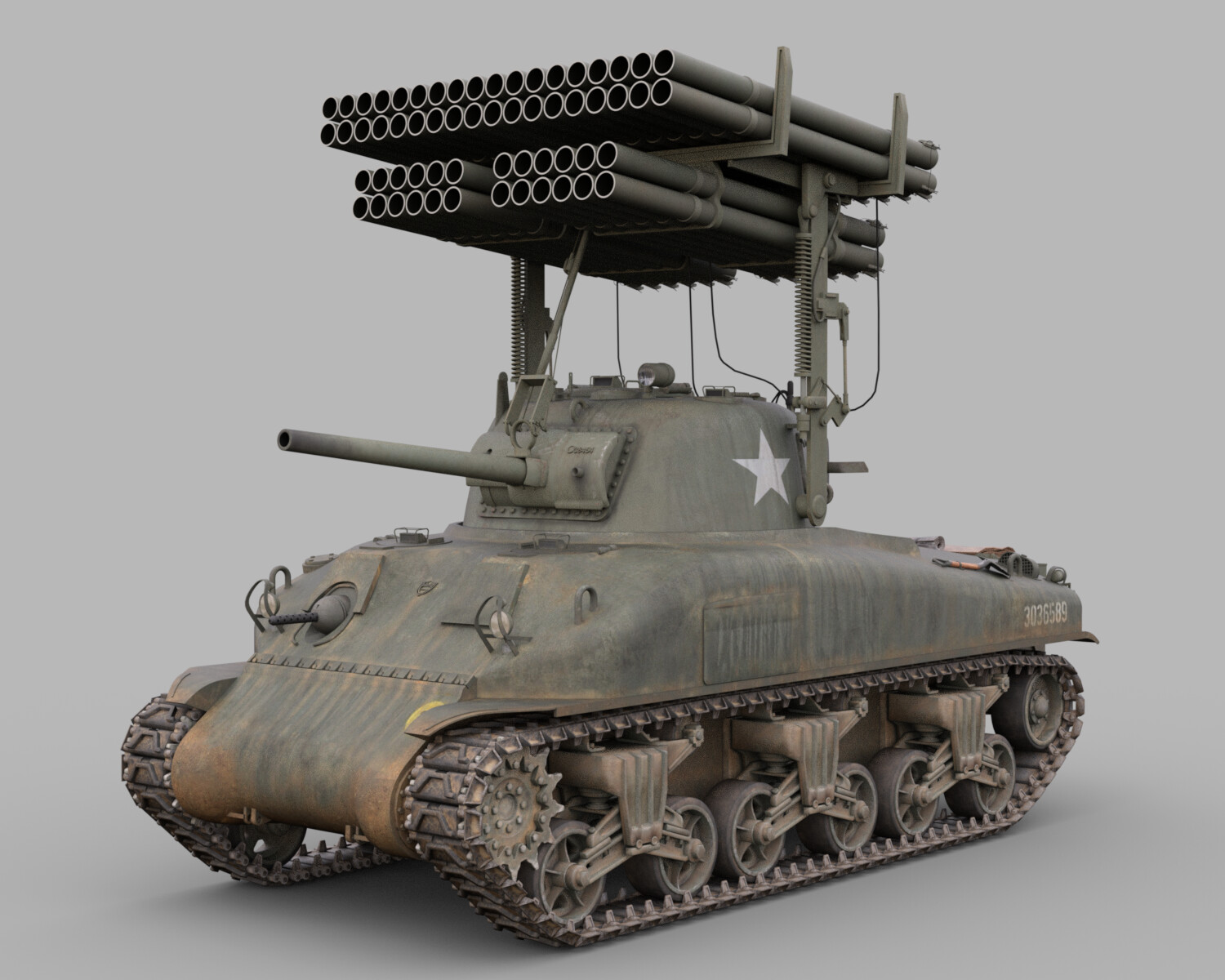 Westfield 3d - M4A1 T34 "Calliope" Multiple Rocket Launcher
