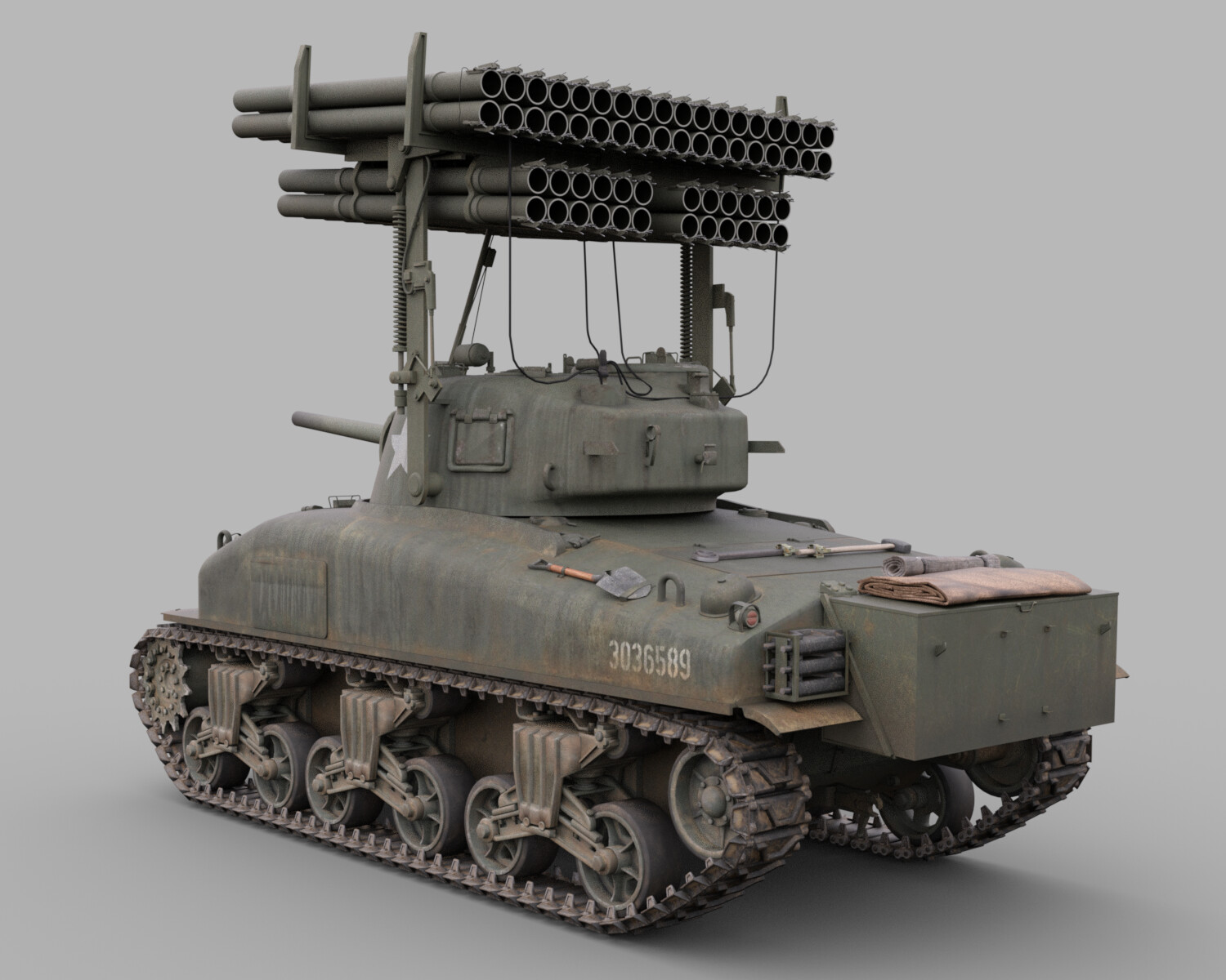 Westfield 3d - M4A1 T34 "Calliope" Multiple Rocket Launcher